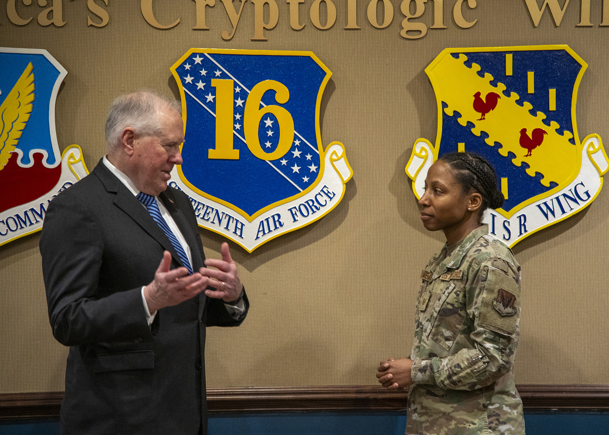SECAF, 16th Air Force CC visit America’s Cryptologic Wing > Air Force ...