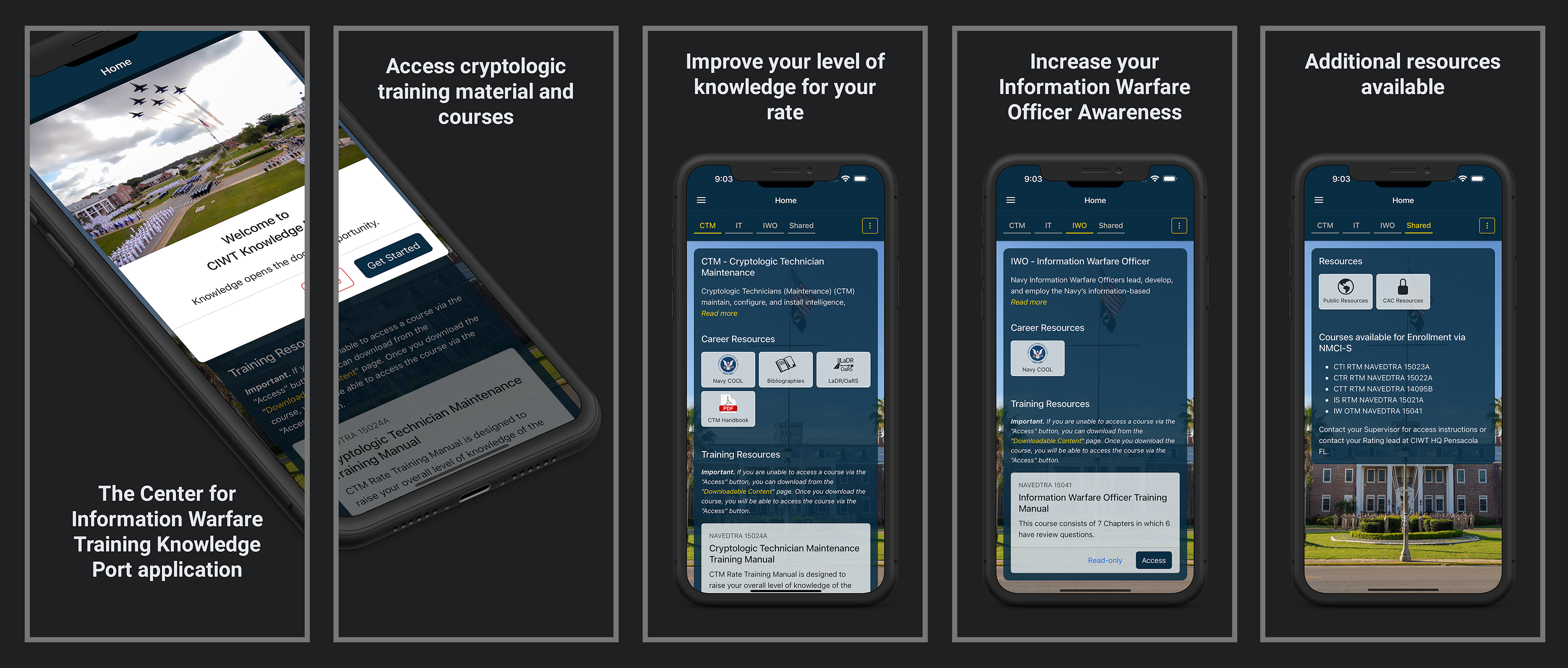 CIWT Releases Information Warfare Mobile Training App > Naval Education ...
