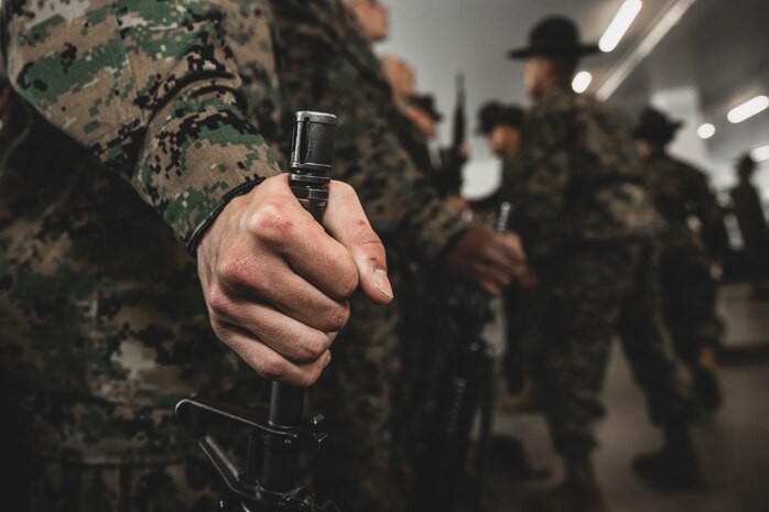 Mike Company Senior Drill Instructor Inspection