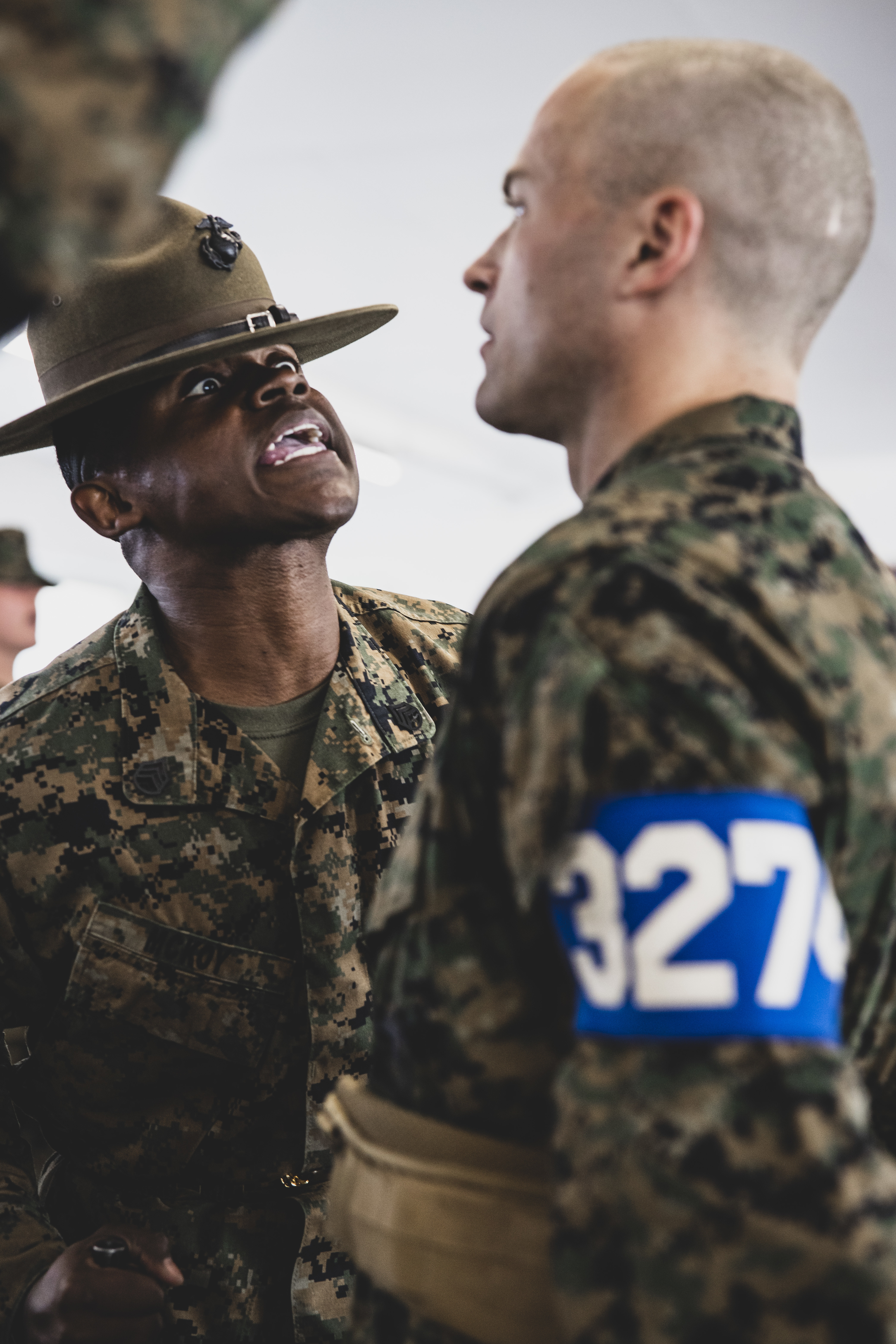 Mike Company Senior Drill Instructor Inspection
