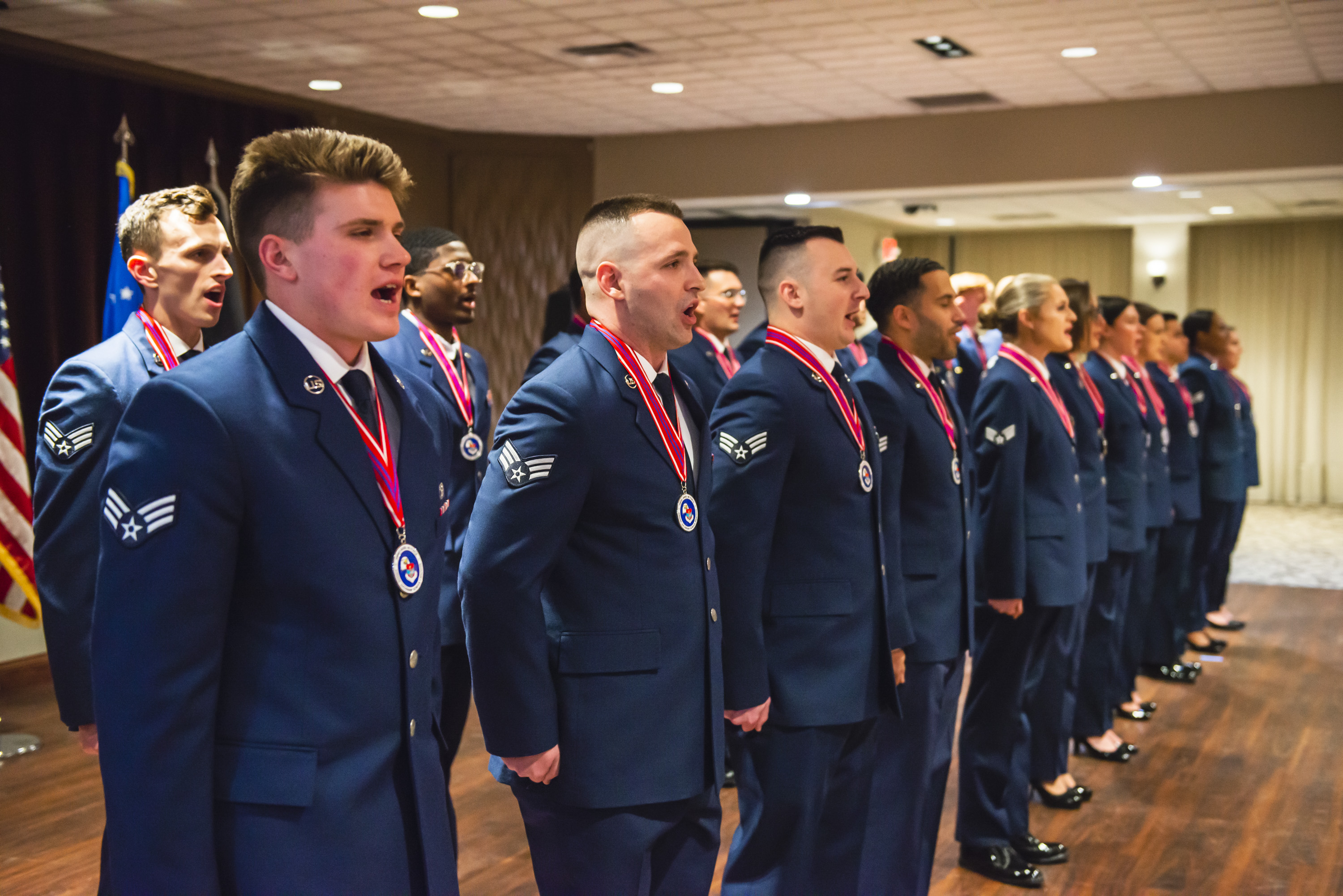 Ceremony honors 22 Airman Leadership School graduates > Wright ...