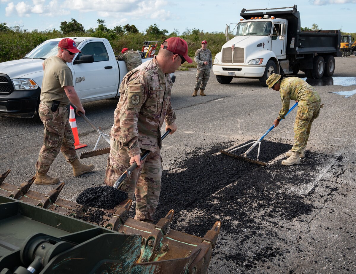 554 REDHORSE, RAAF support Naval Base Guam flight line repairs ...