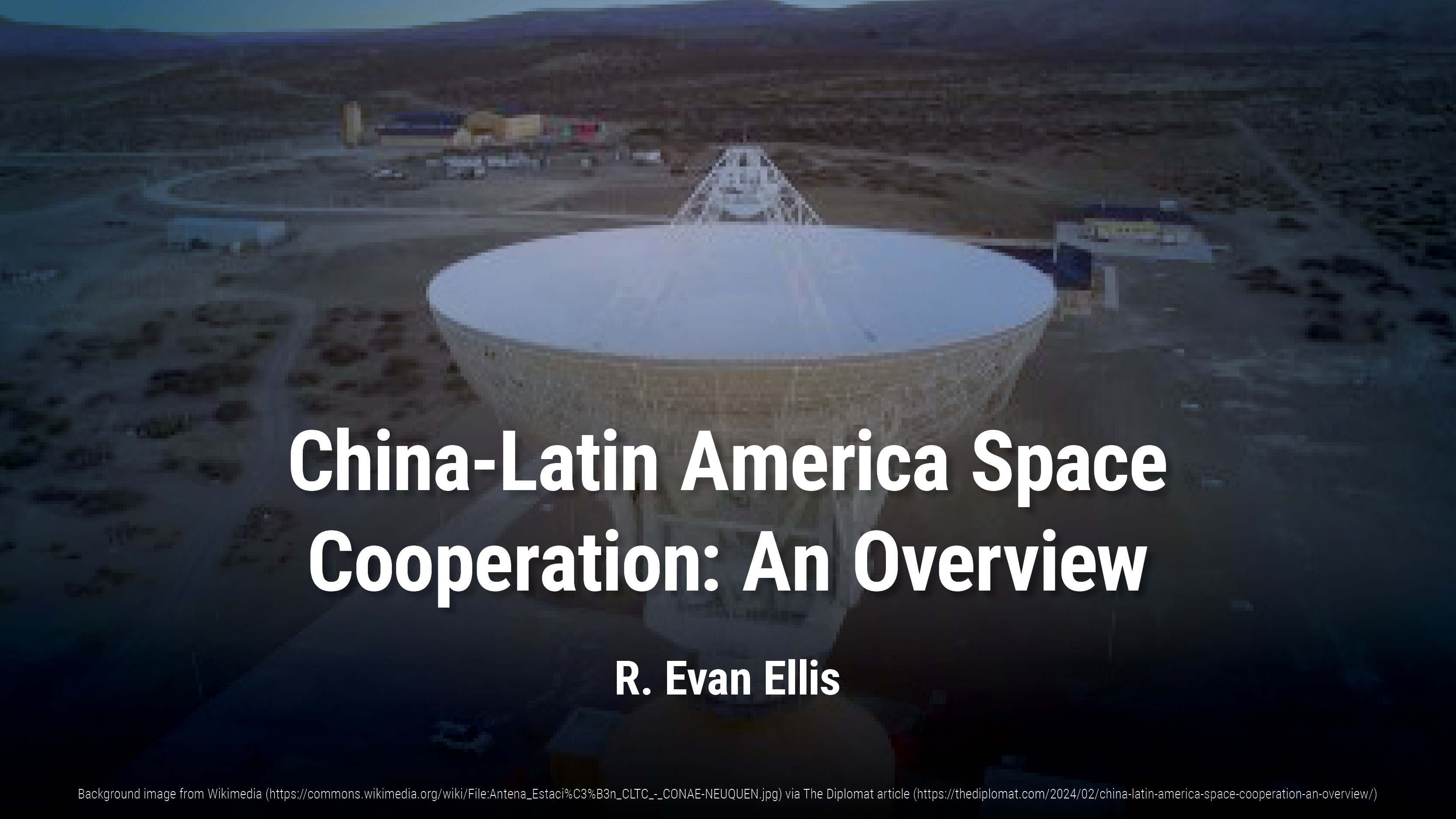 China-Latin America Space Cooperation: An Overview > US Army War ...