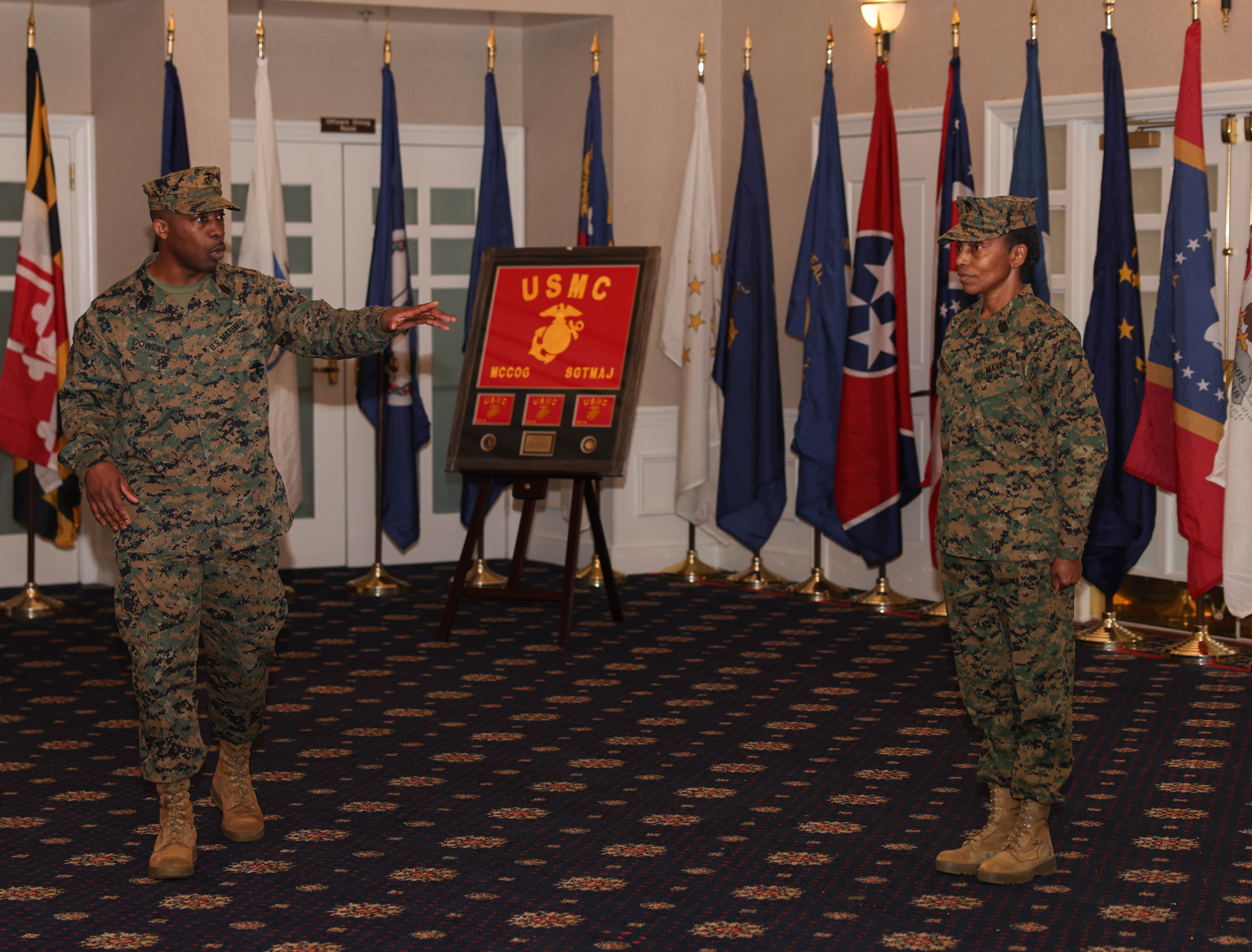 The first MCCOG sergeant major retires after 30 years of service ...