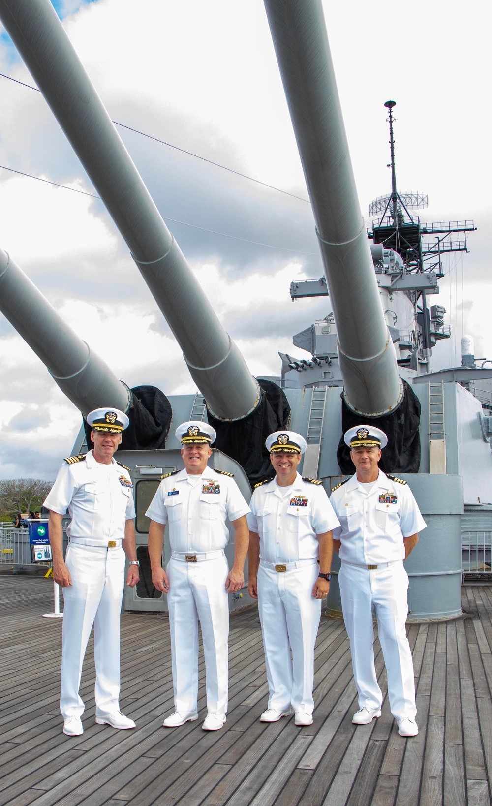 ATG MIDPAC HOLDS CHANGE OF COMMAND CEREMONY ABOARD THE MIGHTY MO ...