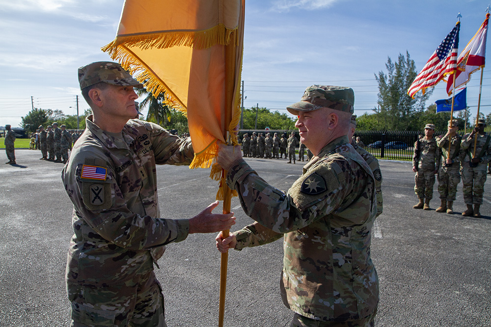 50th Regional Support Group conducts change of command ceremony ...