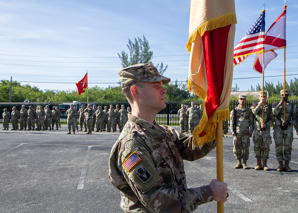 50th Regional Support Group conducts change of command ceremony ...