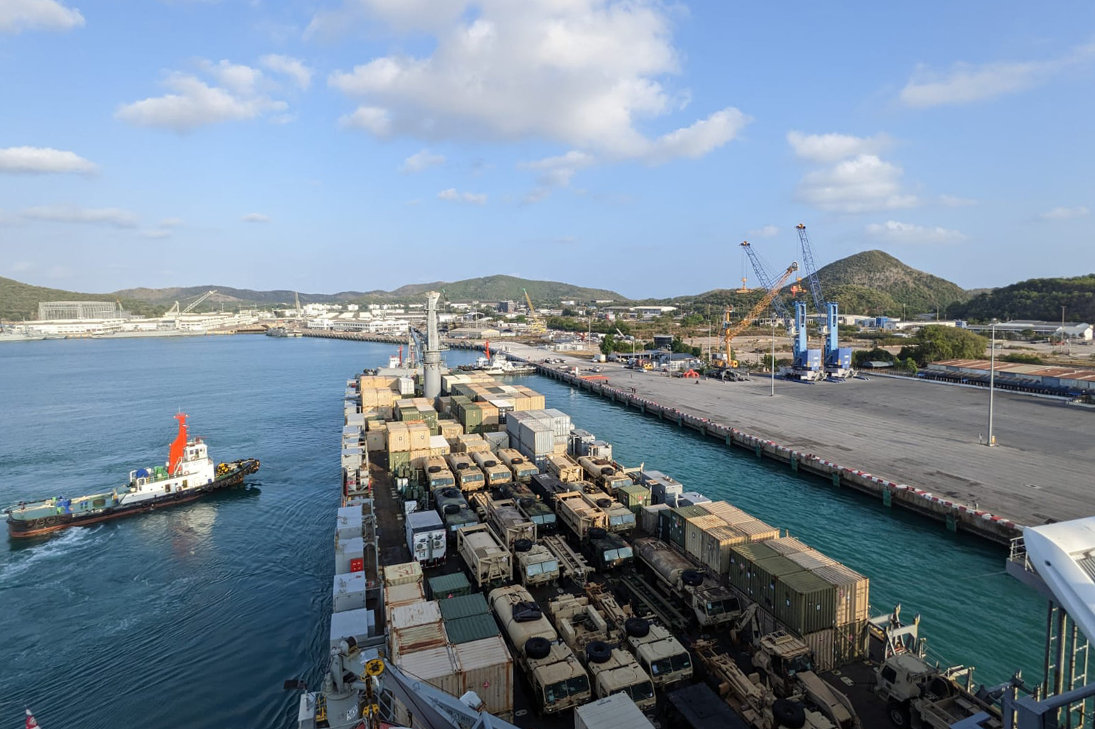 MV Cape Horn Offload Sets Stage for Cobra Gold 24 > United States Navy ...