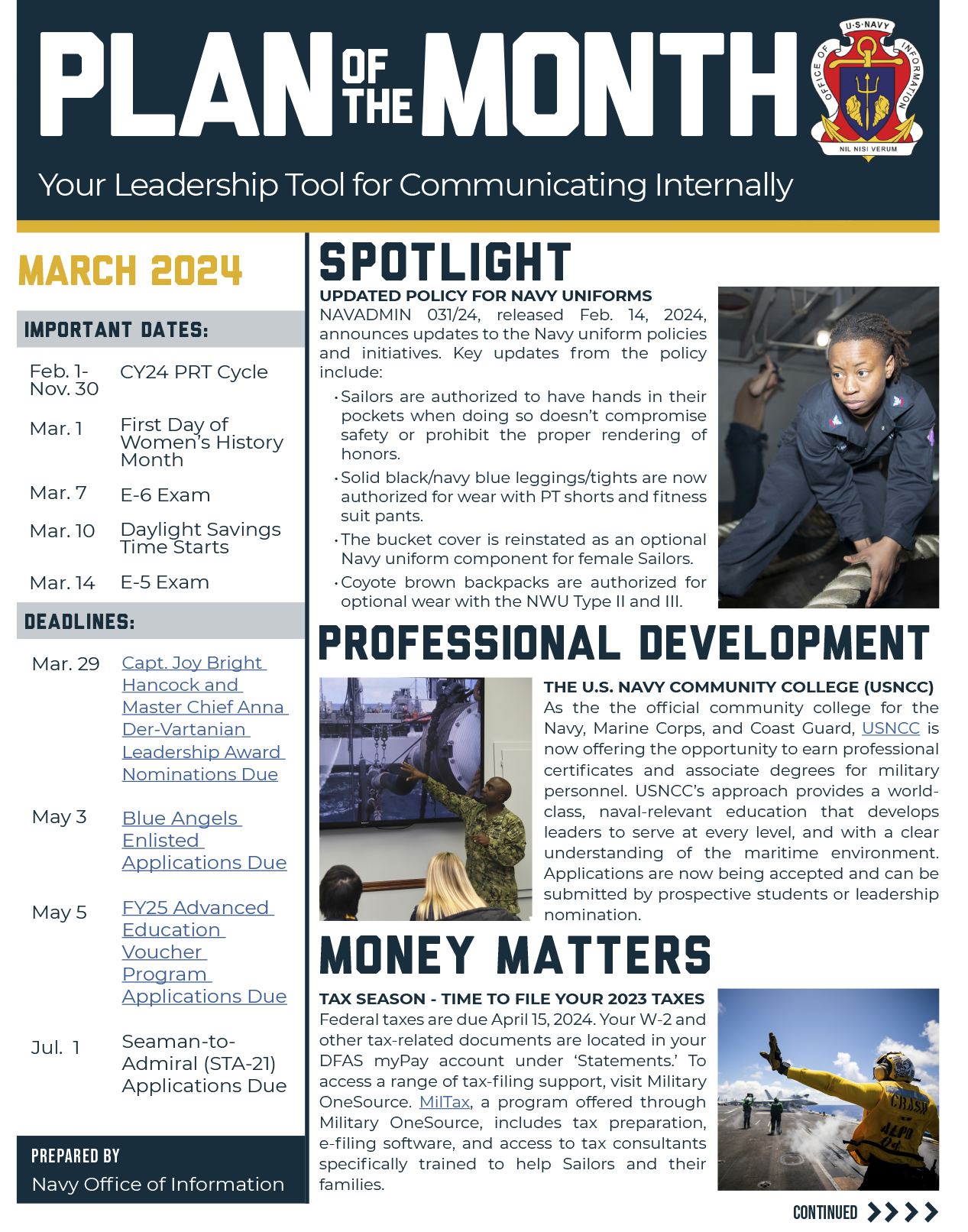 Plan of the Month - March 2024 back front image