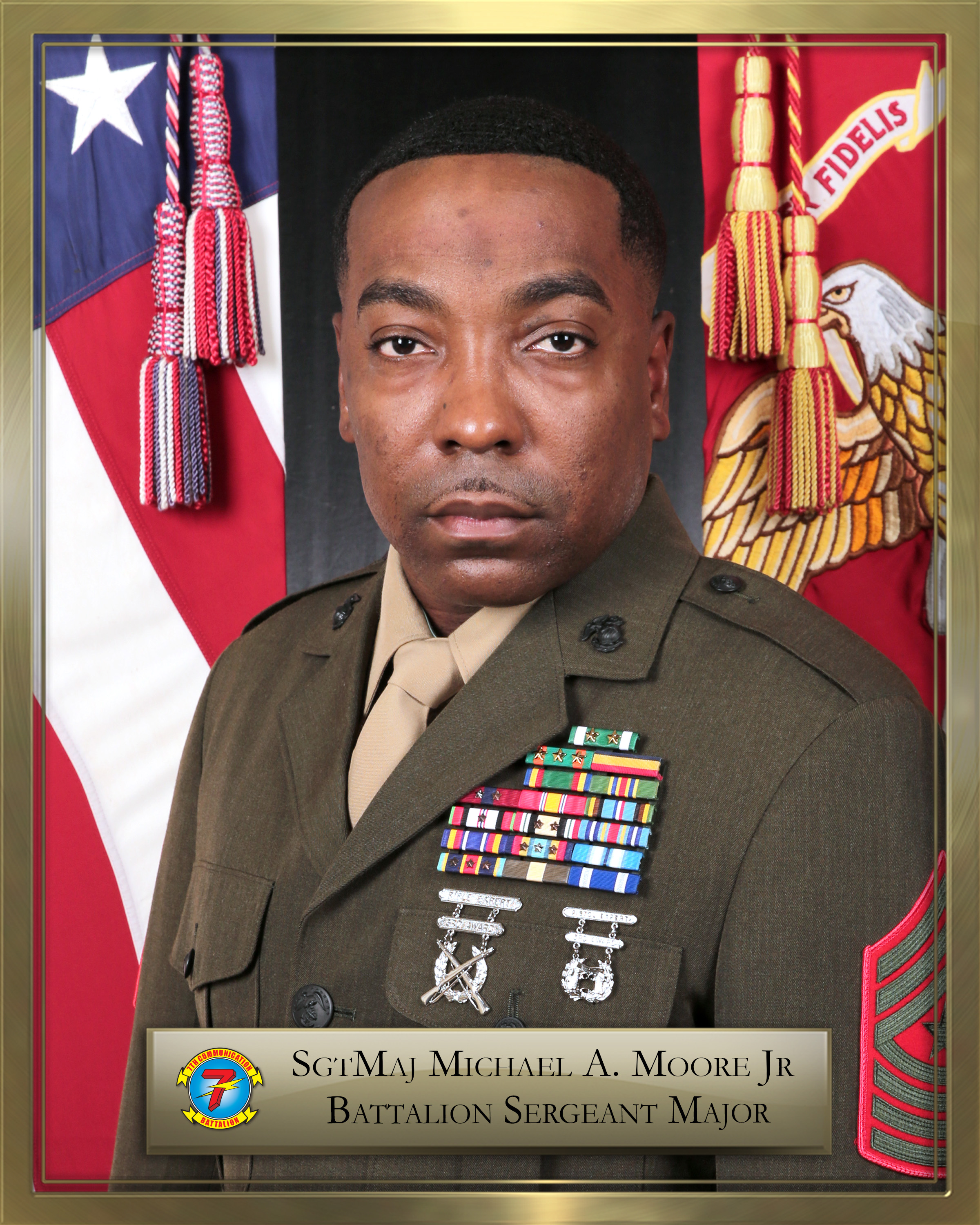 Sergeant Major Michael A. Moore JR. > III Marine Expeditionary Force > Biography