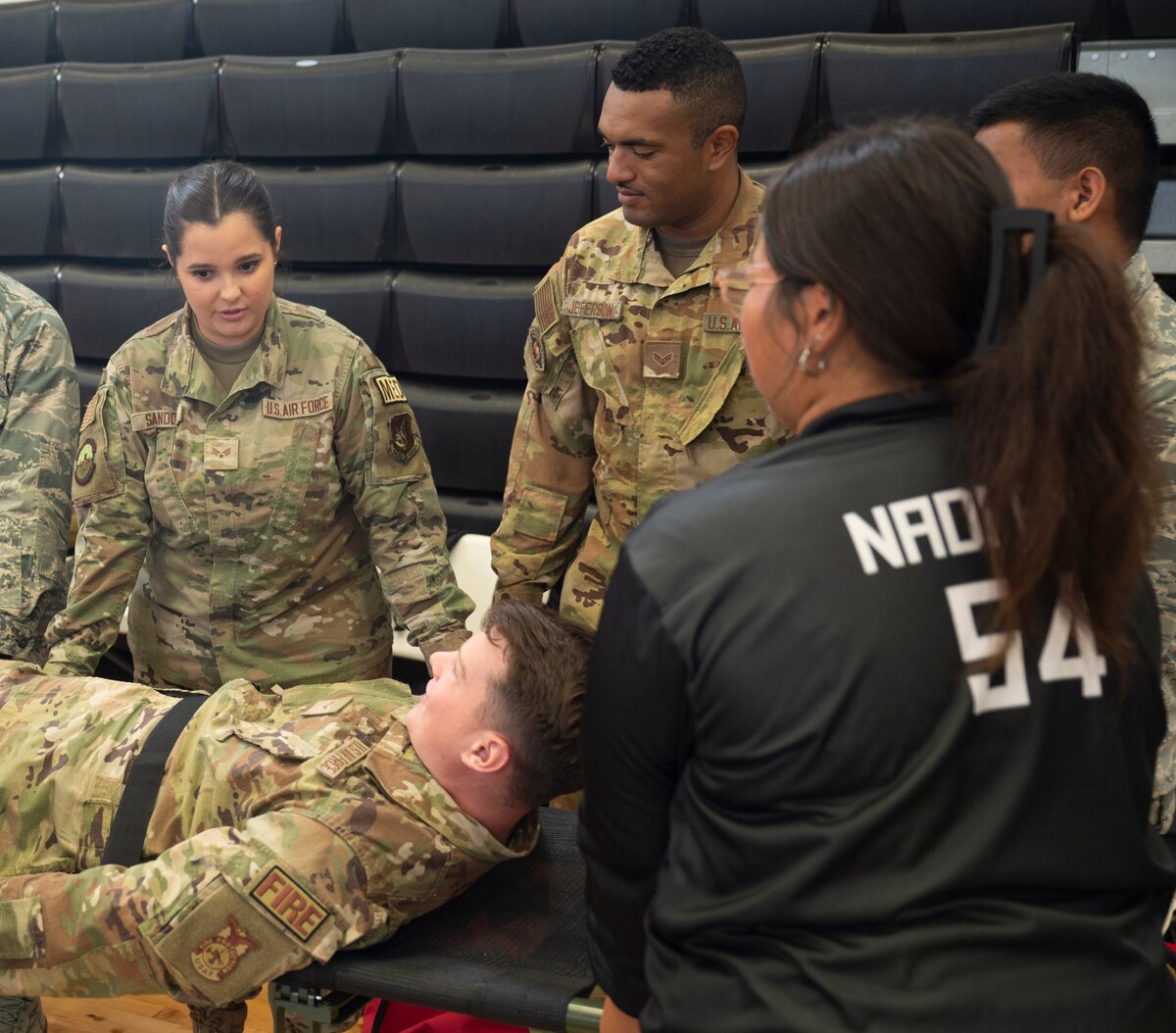 Airmen showcase military career fields at health fair > Andersen Air ...