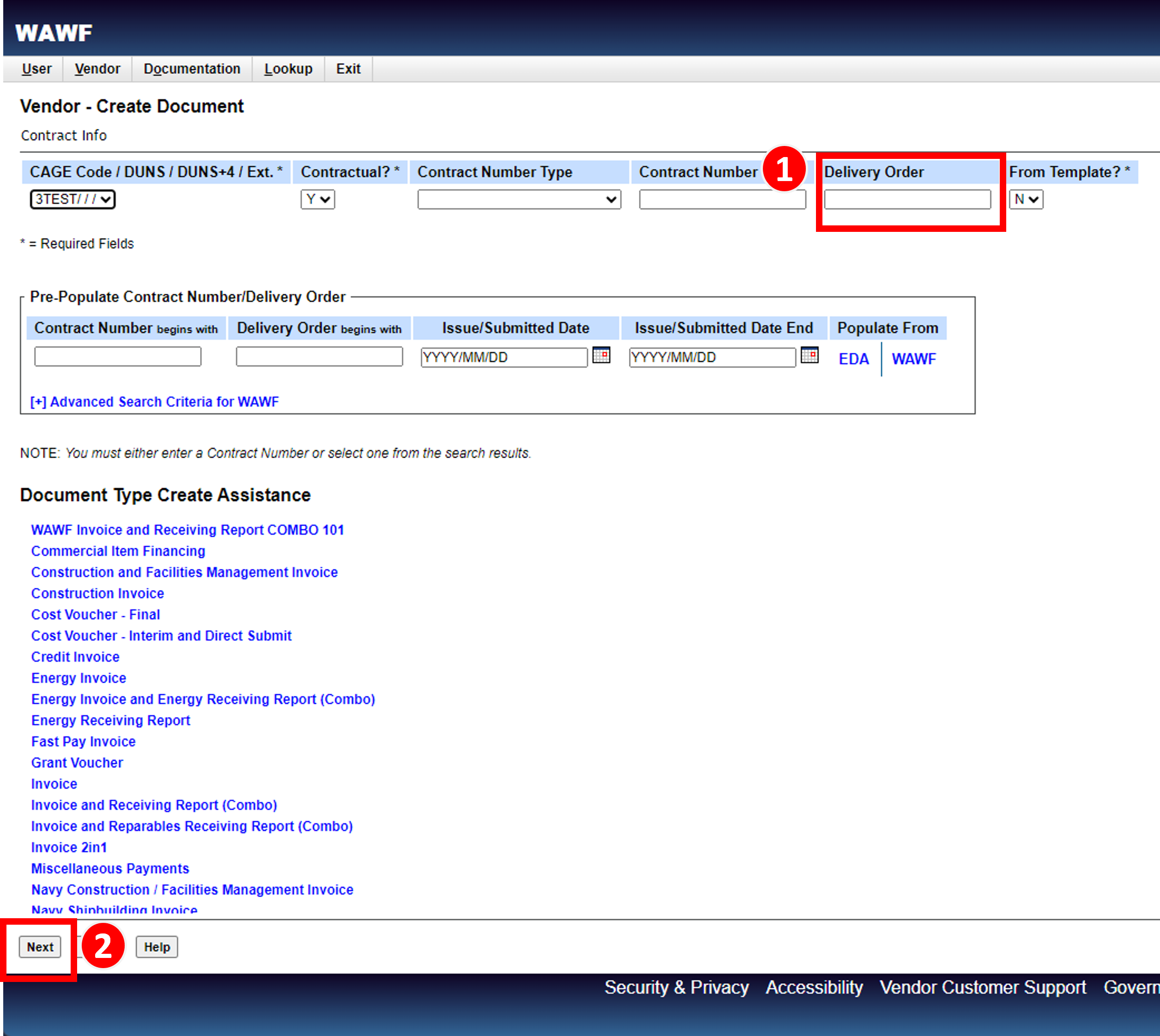 Stand Alone Invoicing Process > Defense Logistics Agency > All Vendor ...