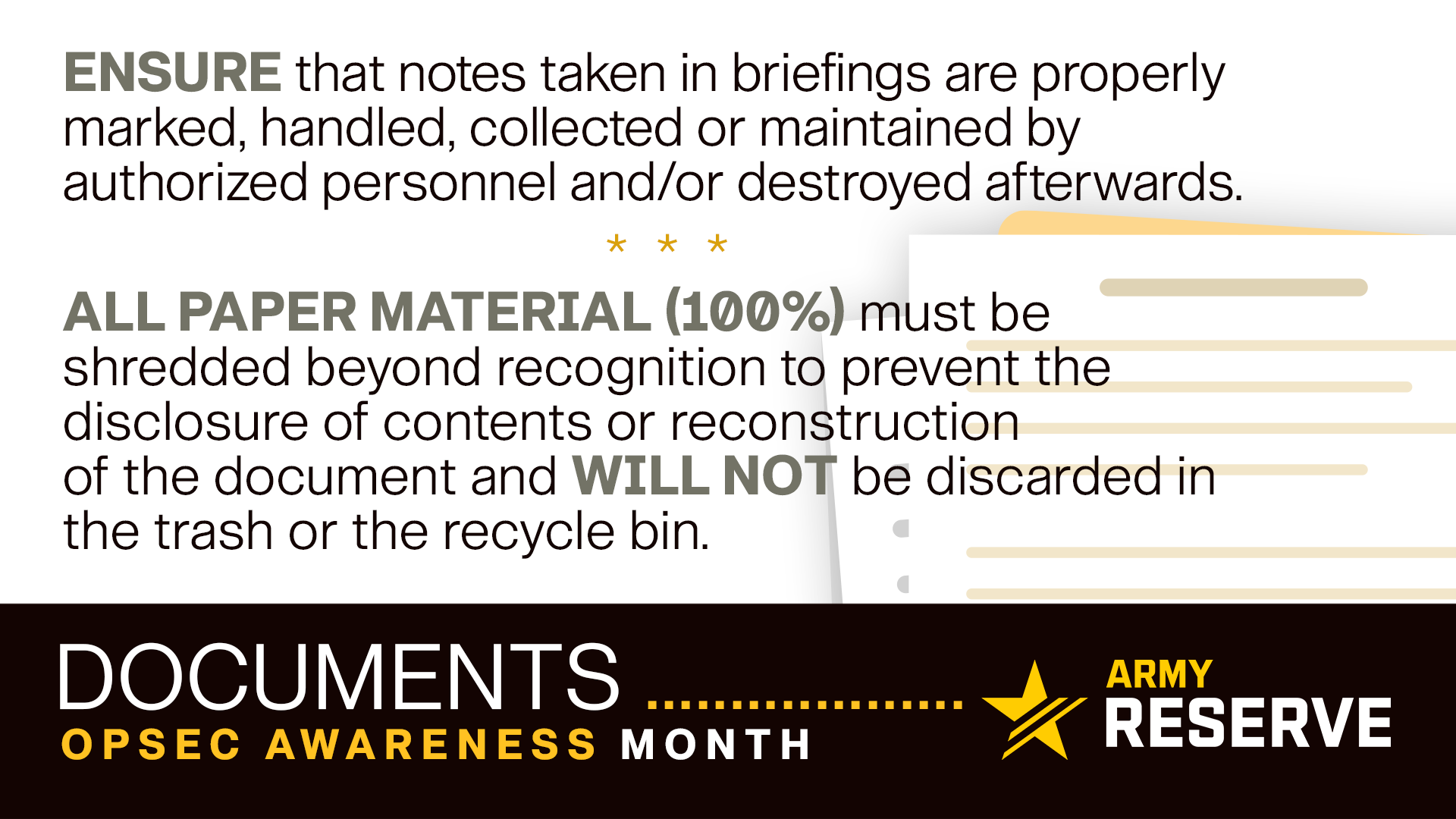 OPSEC AWARENESS MONTH