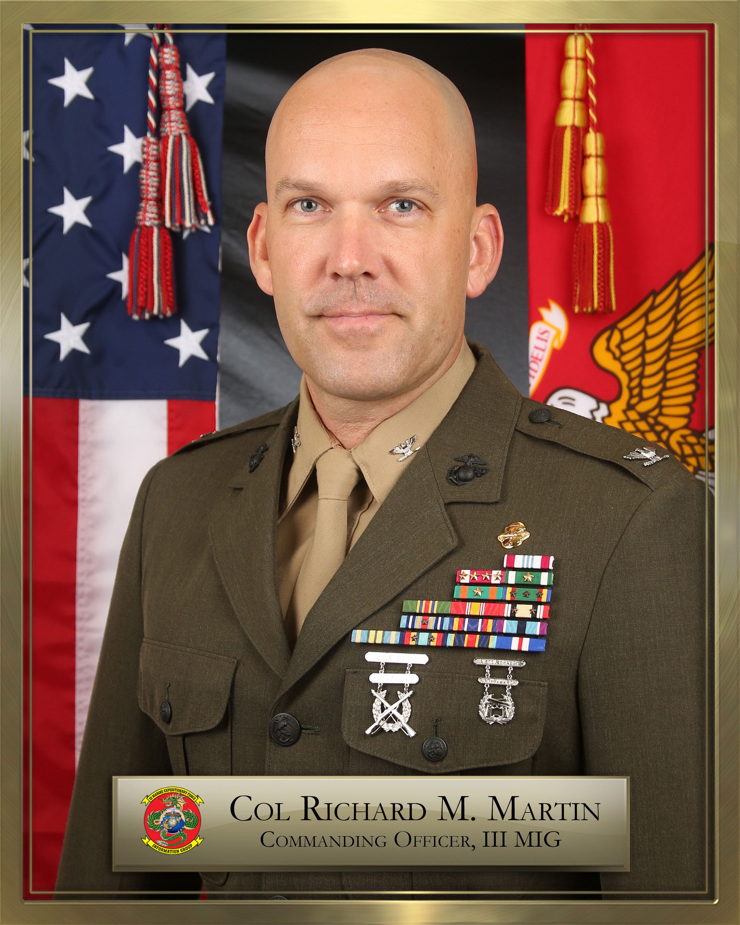 Colonel Richard M. Martin > III Marine Expeditionary Force > Leaders