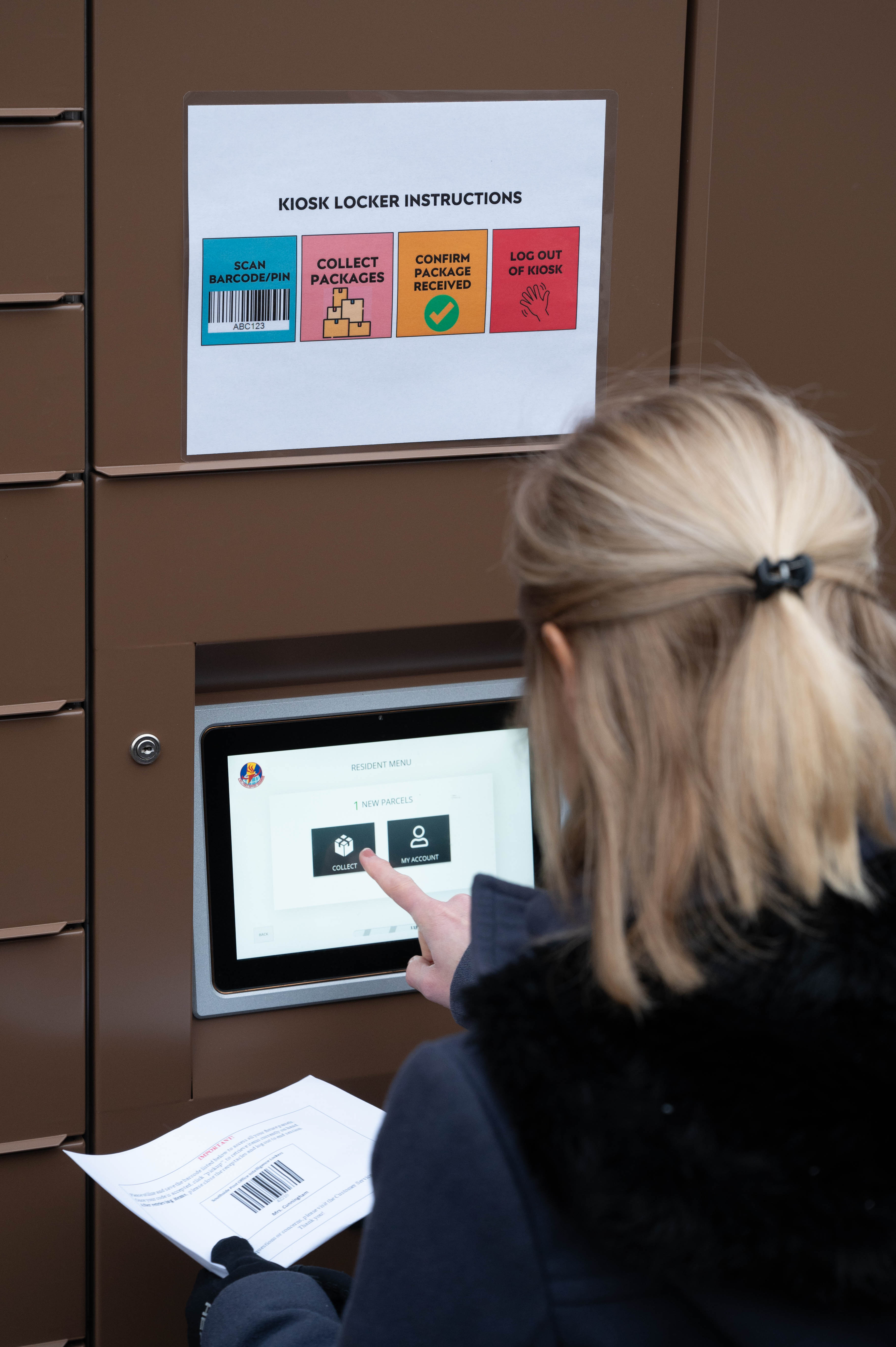 Ribbon cutting marks opening of new intelligent lockers for SSPO ...