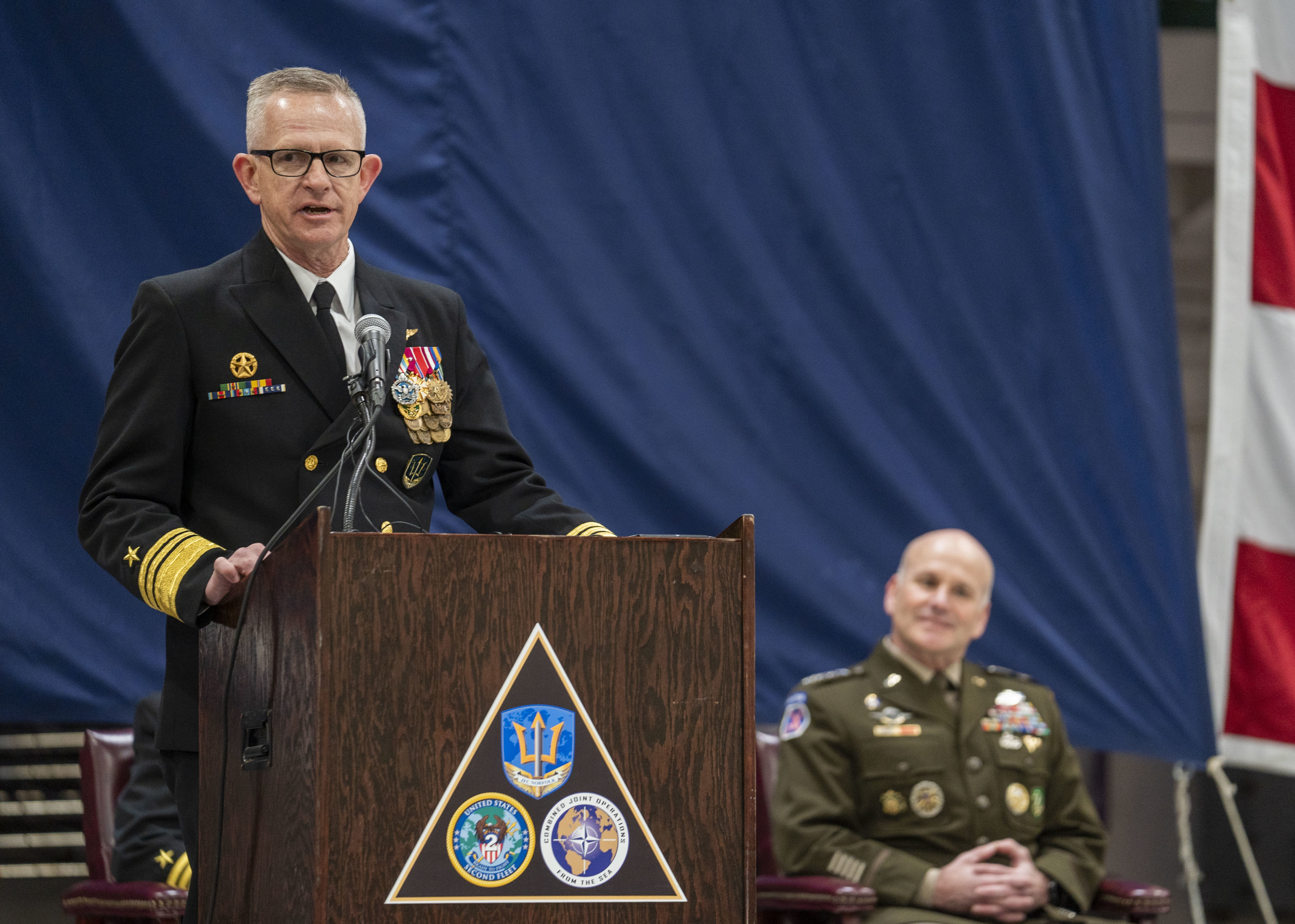 Joint Force Command Norfolk, U.S. 2nd Fleet Hold Change of Command ...