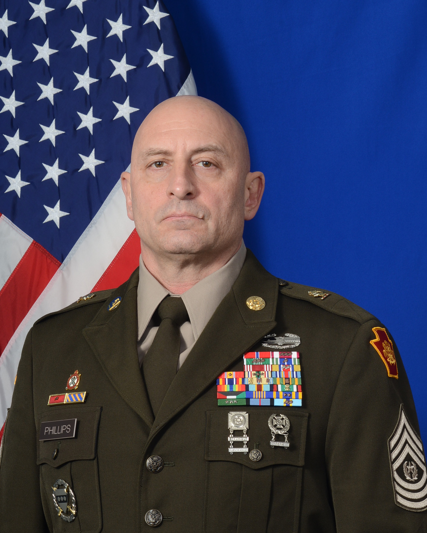Command Sergeant Major Shawn Phillips > Pennsylvania National Guard > Biographies