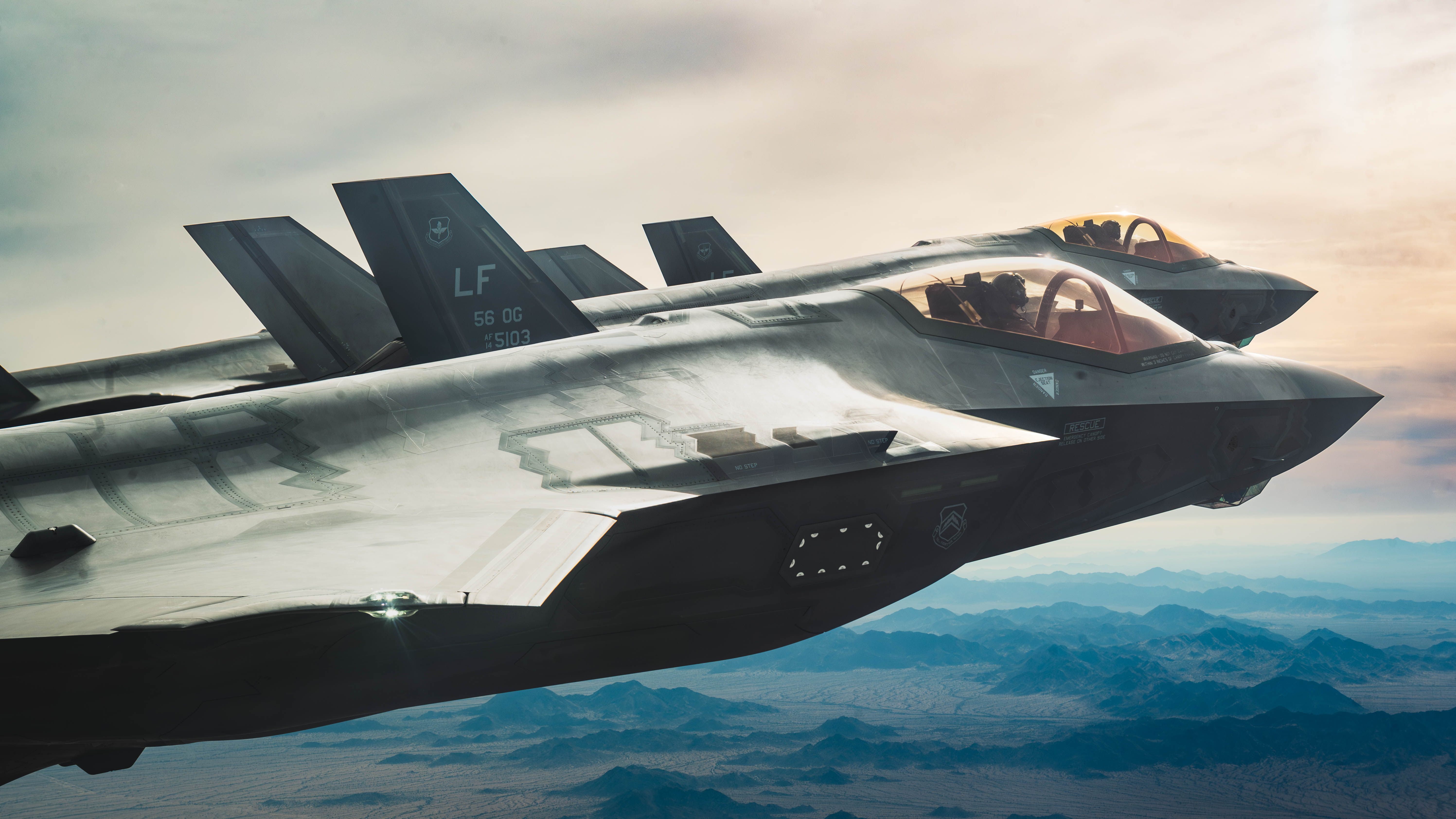 In the Wild Blue Yonder: Luke AFB jets in flight > Luke Air Force Base ...