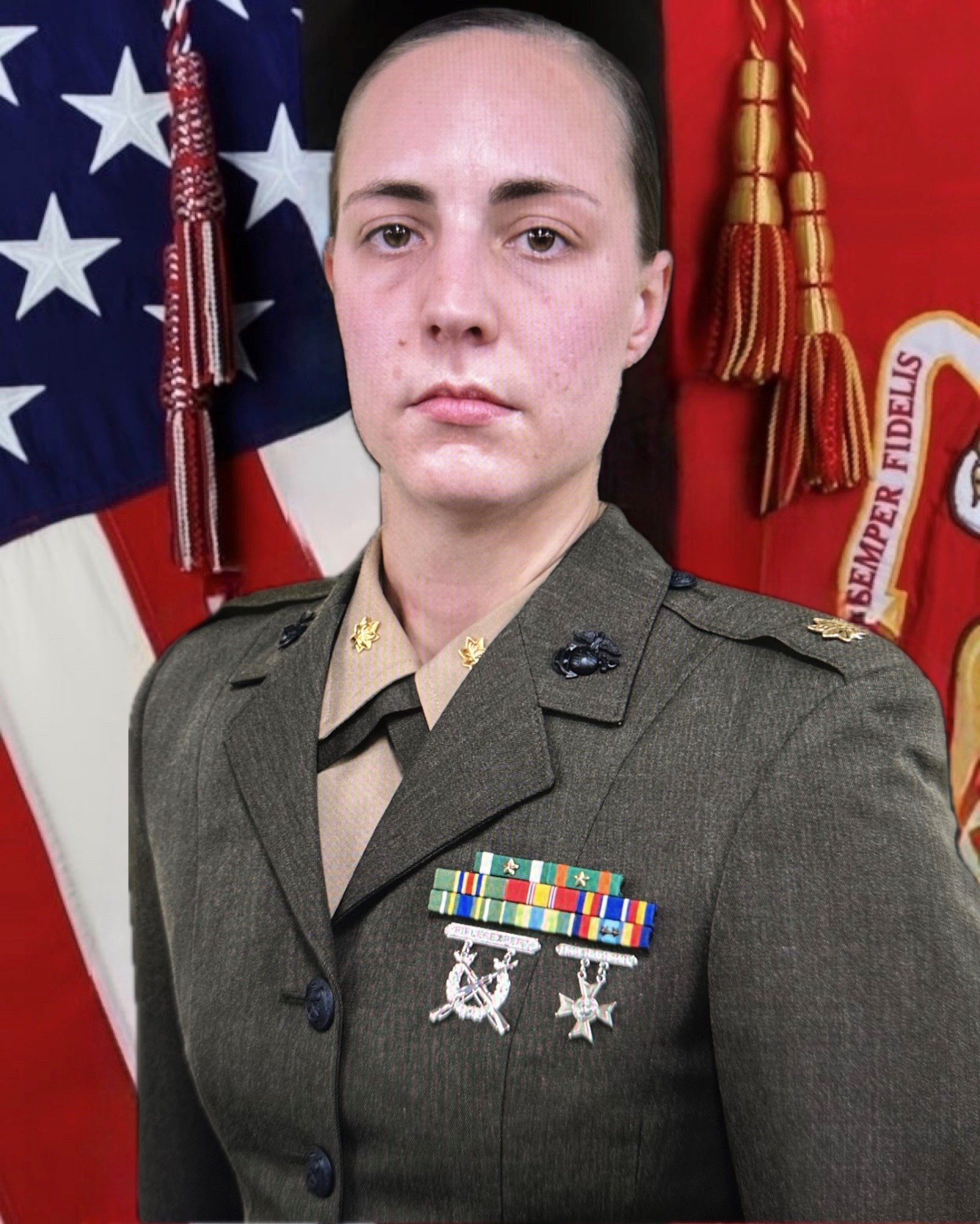 Major Courtney L. Thompson > 1st Marine Corps District > Biography