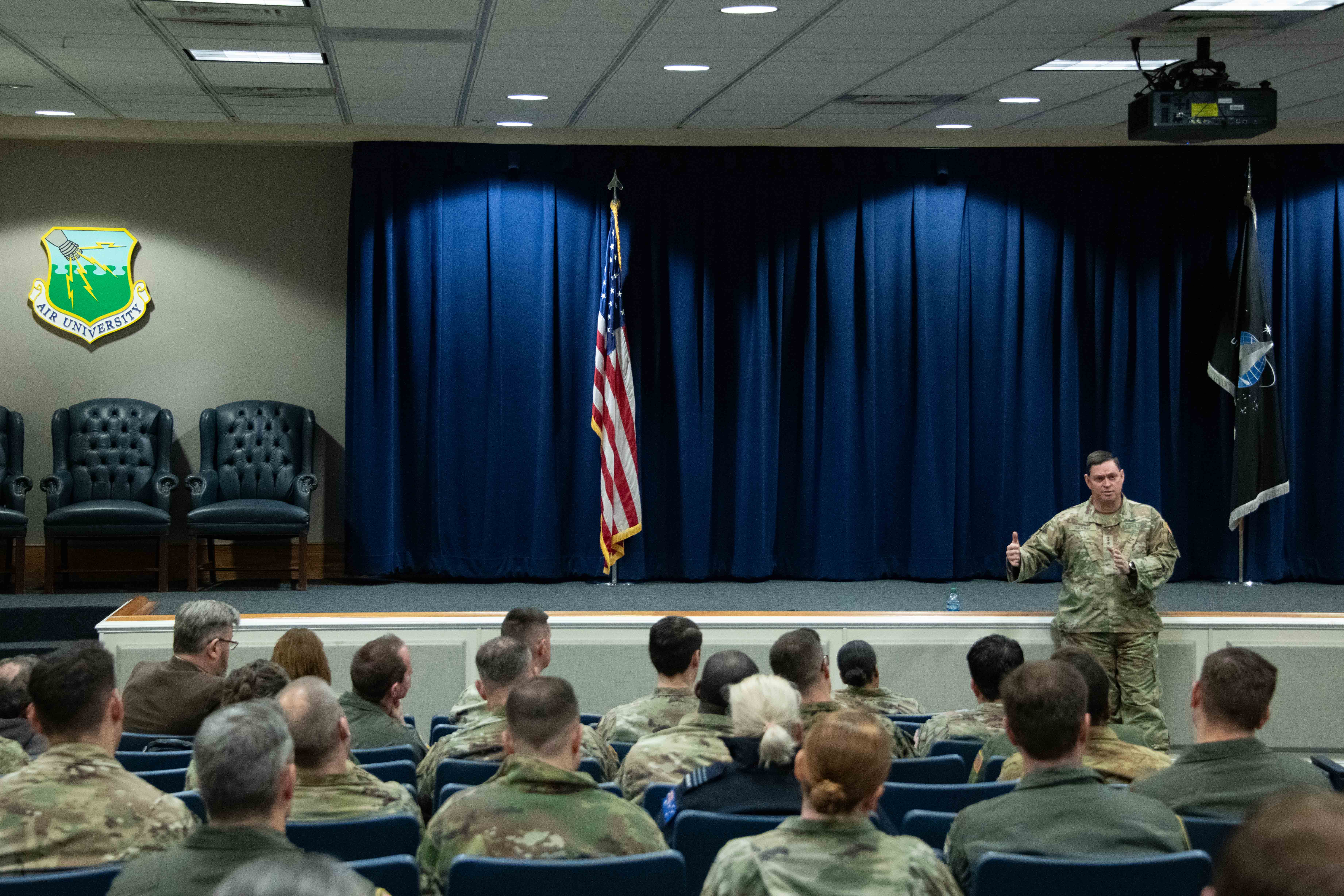 Space Force leaders take on Air University > Air Education and Training ...