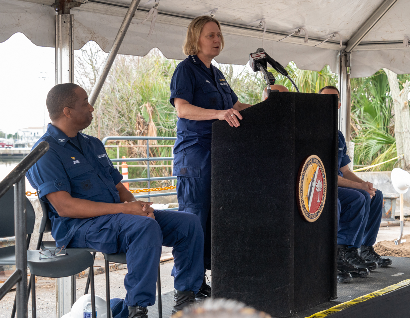 PHOTO RELEASE: Coast Guard holds groundbreaking ceremony for new Base ...