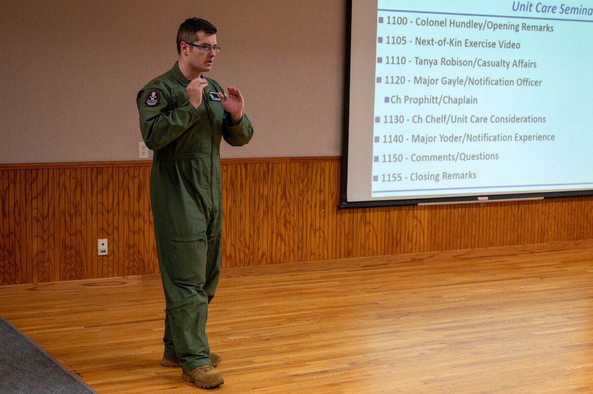 Mighty Ninety holds Next-of-Kin notification training > F.E. Warren Air ...