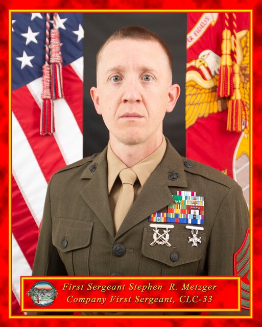First Sergeant Stephen R. Metzger > 3d Marine Logistics Group > Leader ...