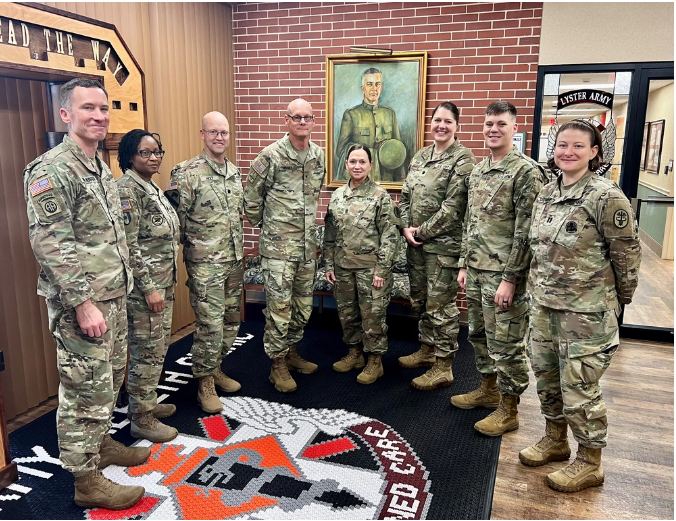 Medical Readiness Command, East command team visits Fort Novosel ...