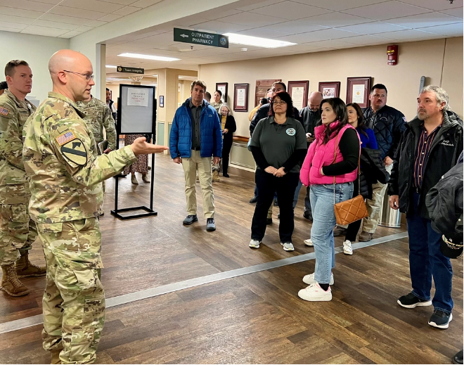Rehobeth civic leaders tour Lyster > Lyster Army Health Clinic > Articles