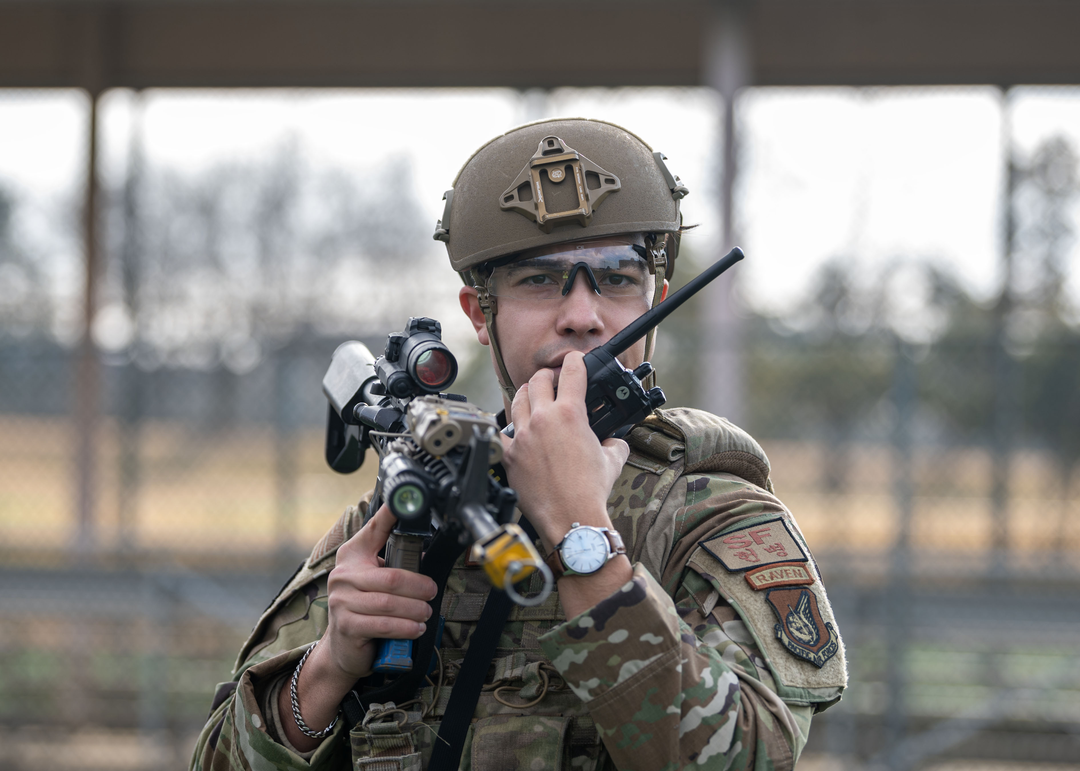 BM24-1 kicks off; 51st SFS practices base defense