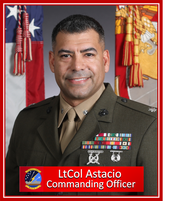 Lieutenant Colonel Nicholas Astacio > 3rd Marine Aircraft Wing > Biography