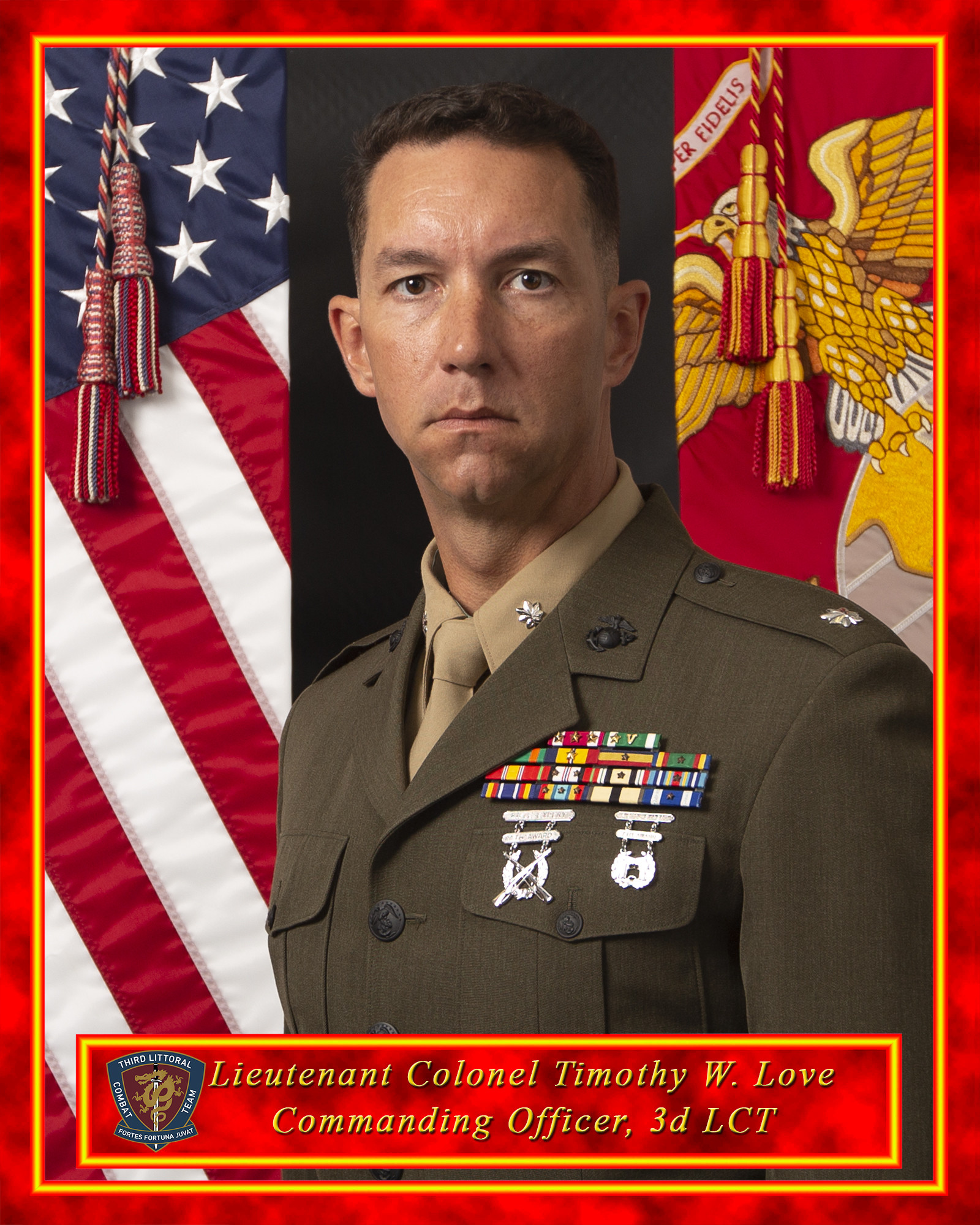 Lieutenant Colonel Timothy W. Love > 3d Marine Littoral Regiment > Biography