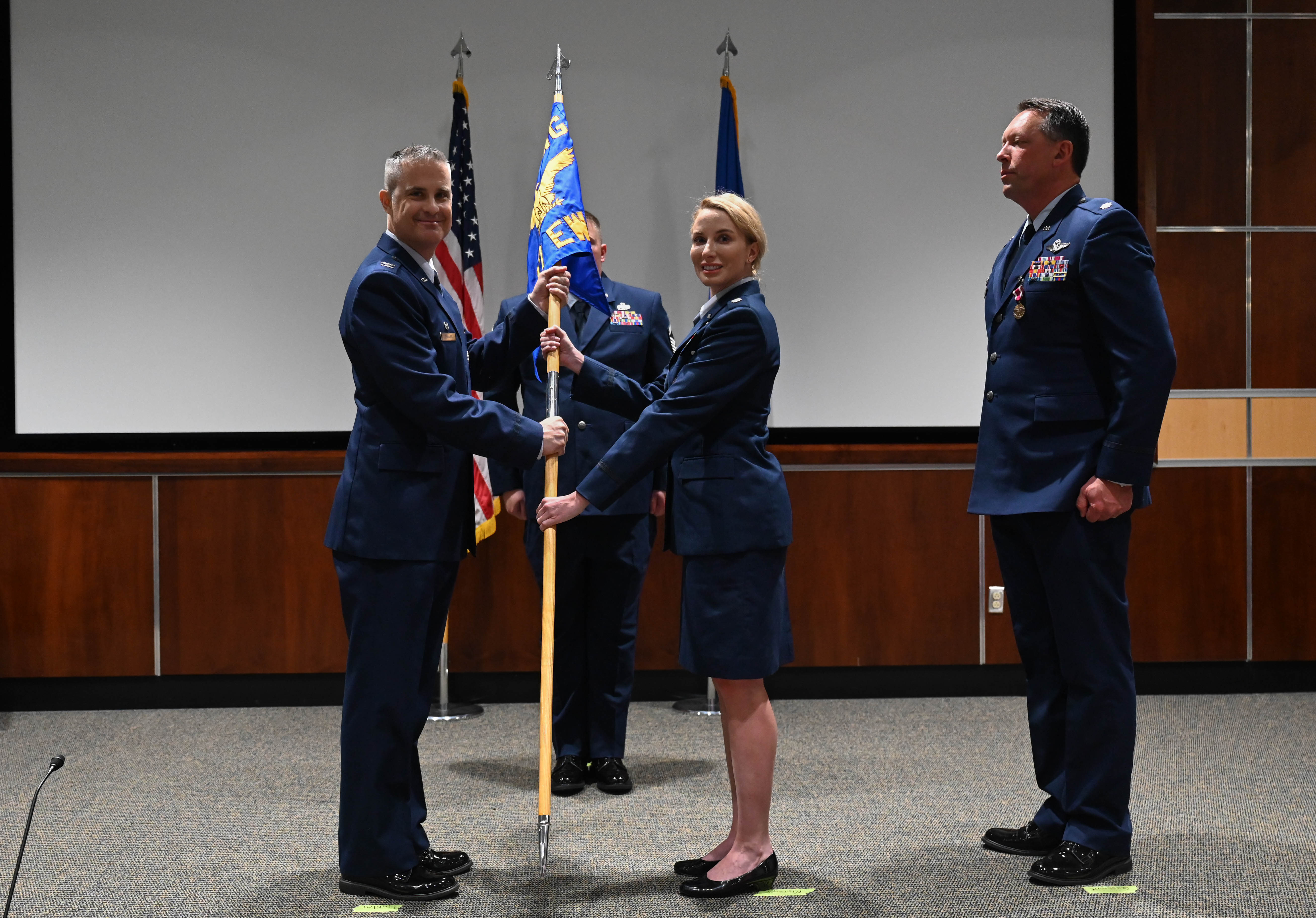 87th Electronic Warfare Squadron change of command > 350th Spectrum ...
