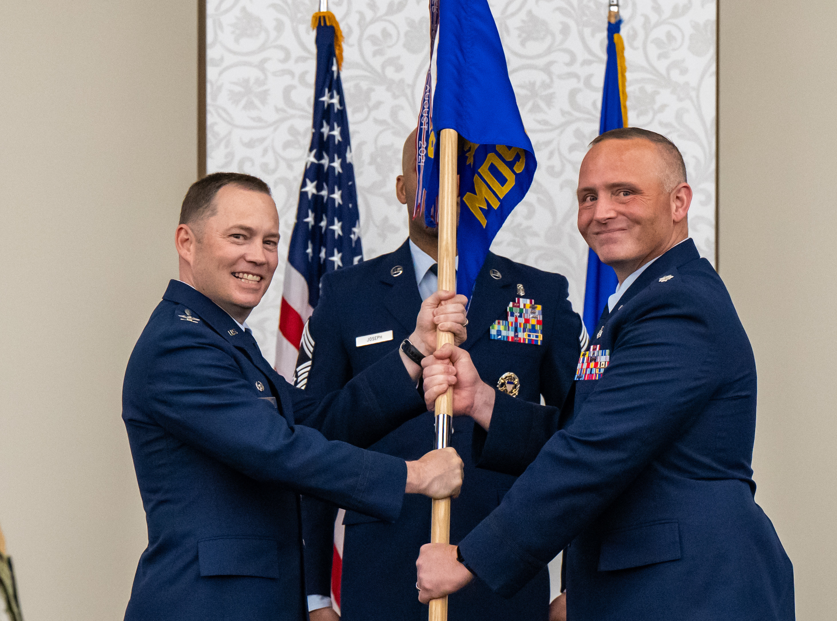 375th Medical Support Squadron Change of Command