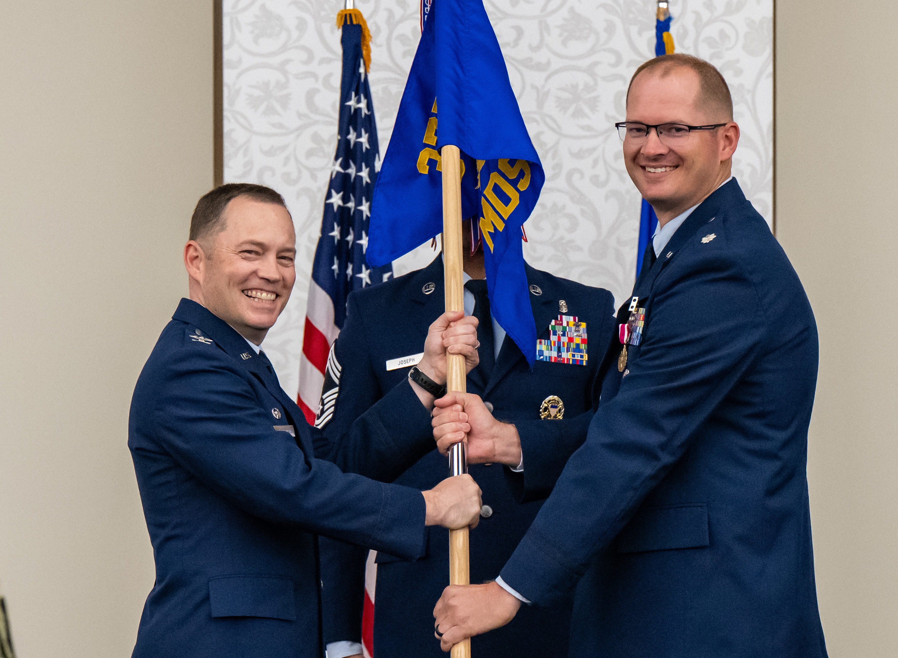 375th Medical Support Squadron Change of Command