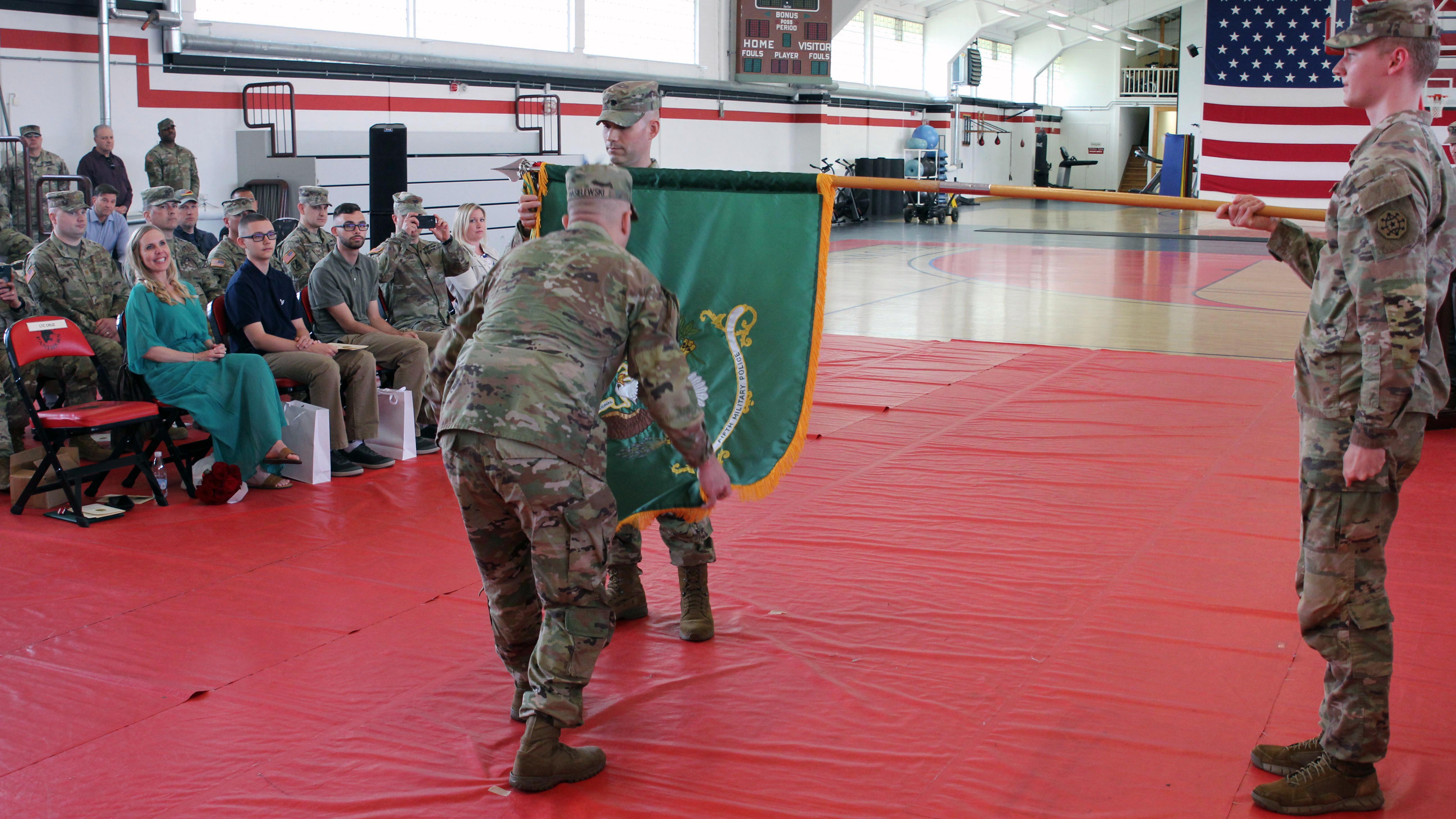 Army Military Police Battalions Case Colors in Europe and Texas as Part ...
