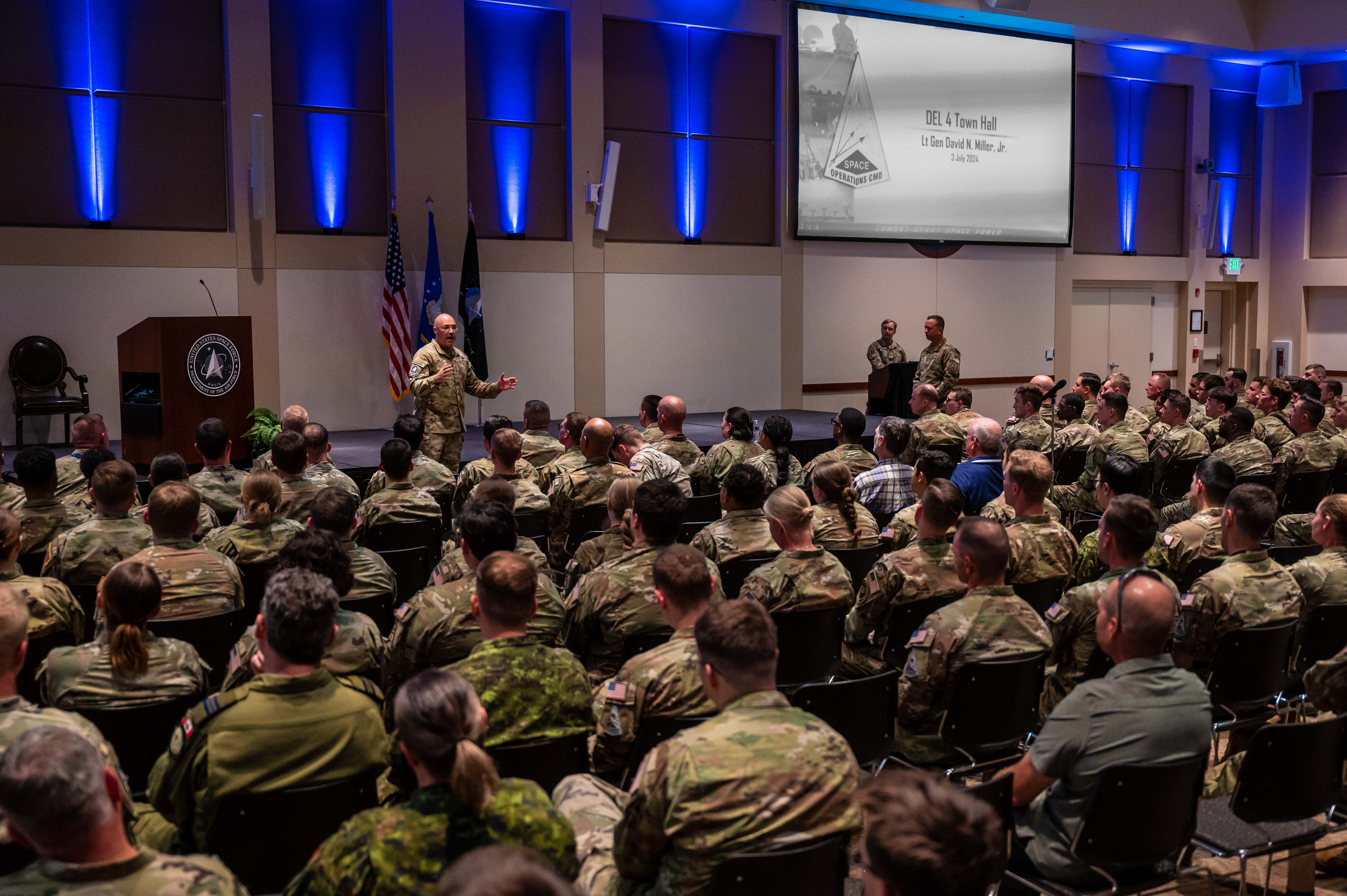 SpOC Commander Visits Space Delta 4 > Buckley Space Force Base ...