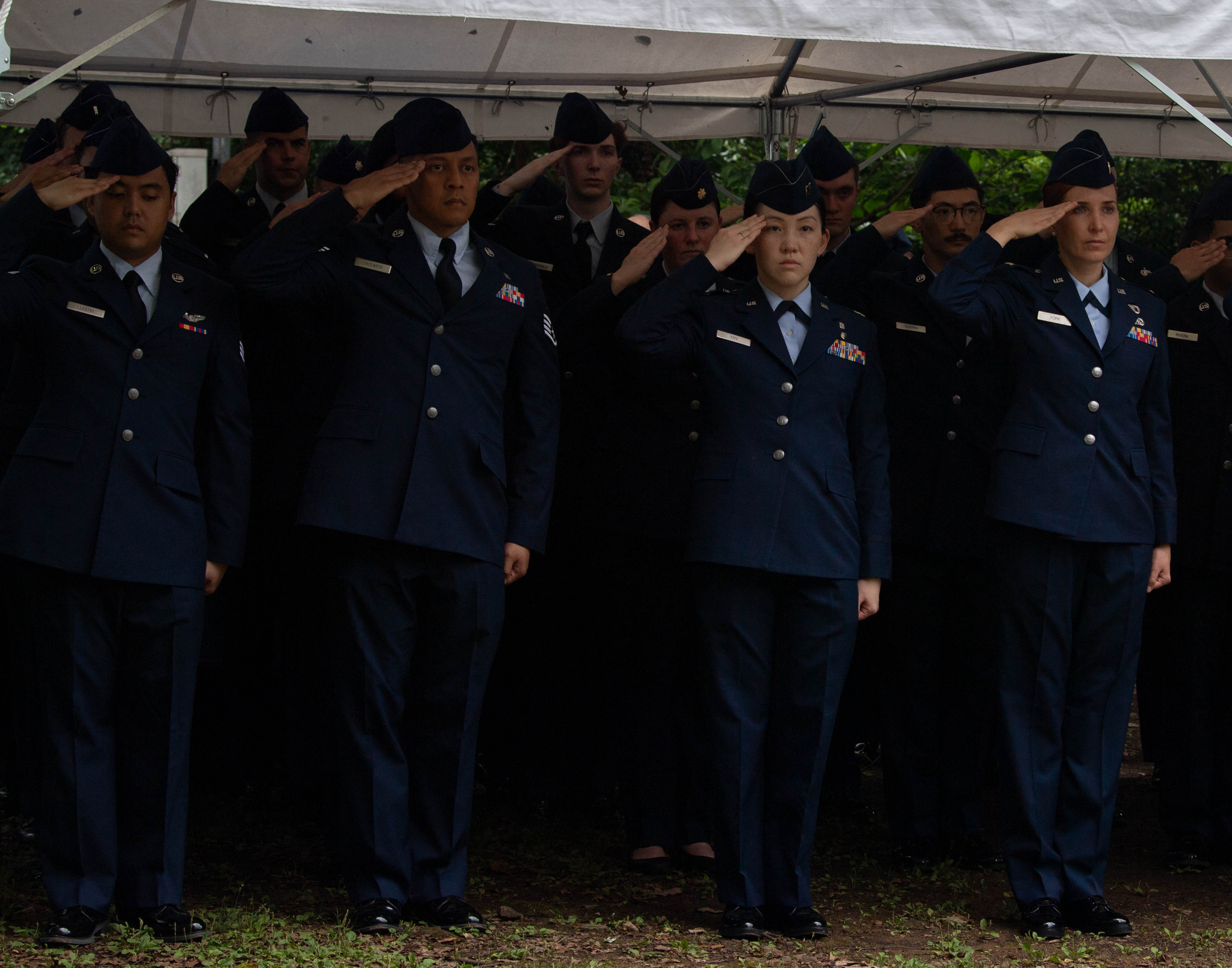 Paying Respects: 374 AW, 515 AMOW, JASDF honor the fallen in B-29 ...