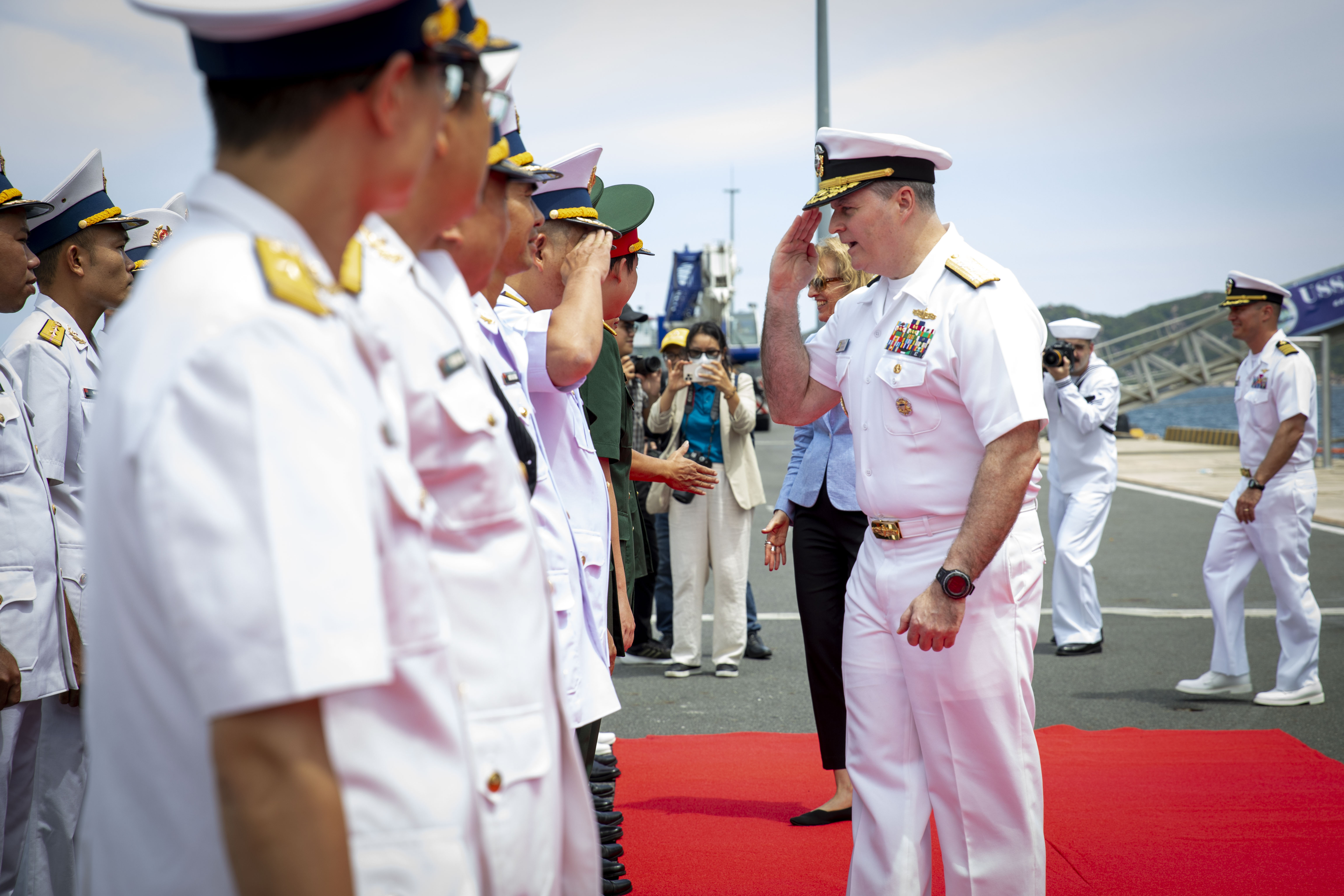 USS Blue Ridge and USCGC Waesche Arrive in Cam Ranh, Vietnam ...