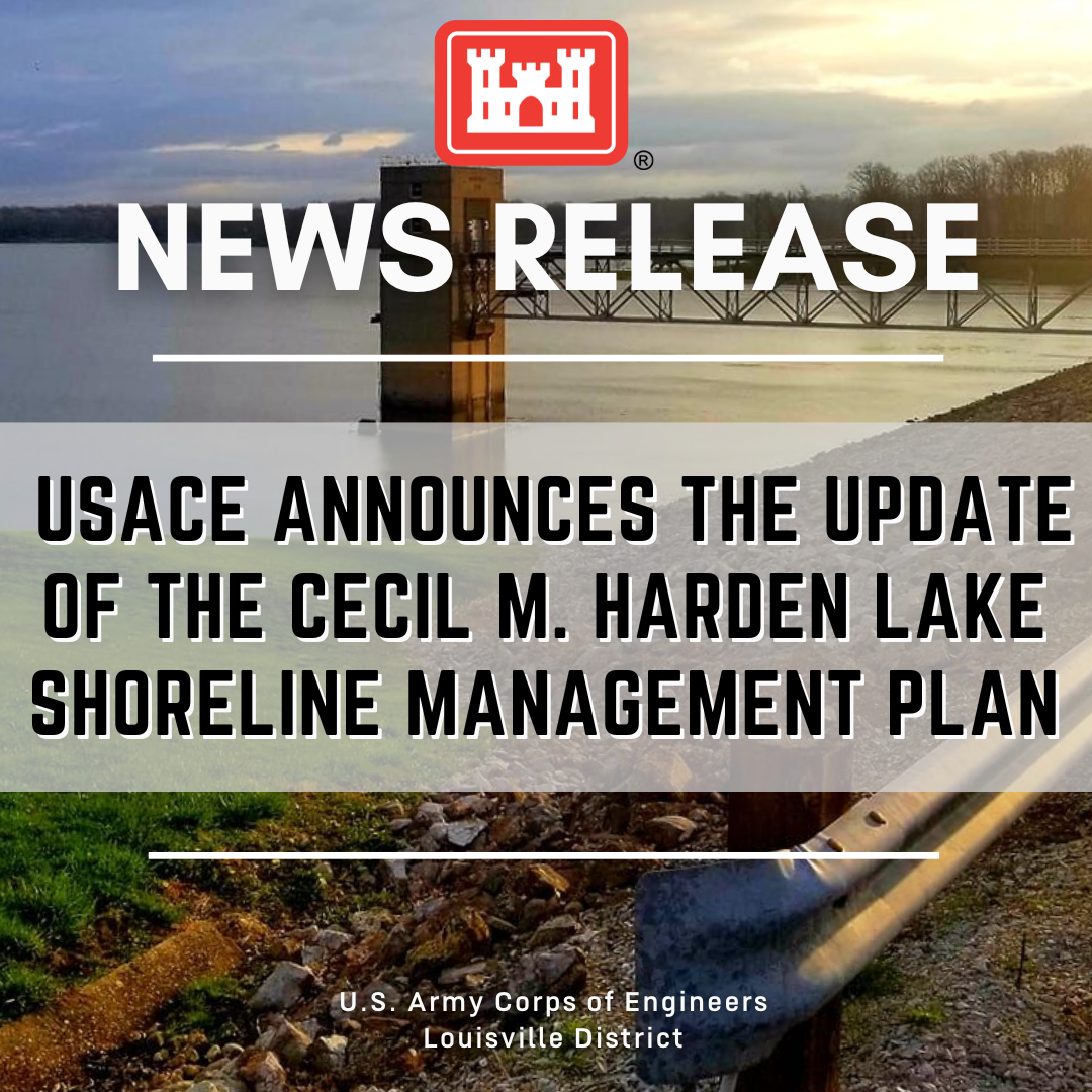USACE announces the update of the Cecil M. Harden Lake Shoreline ...