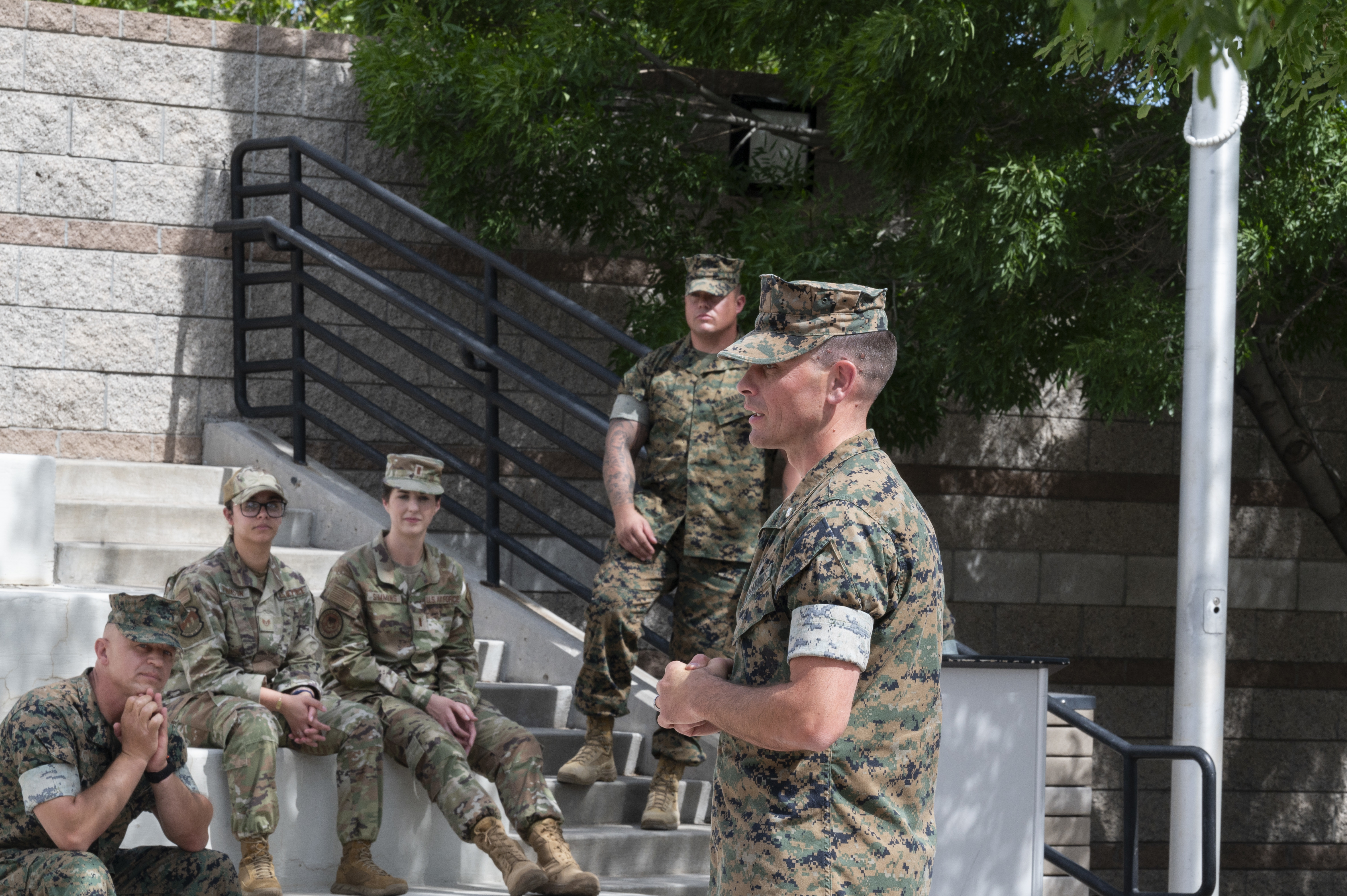 USMC 4th LEB welcomes new inspector-instructor at Kirtland > Kirtland ...