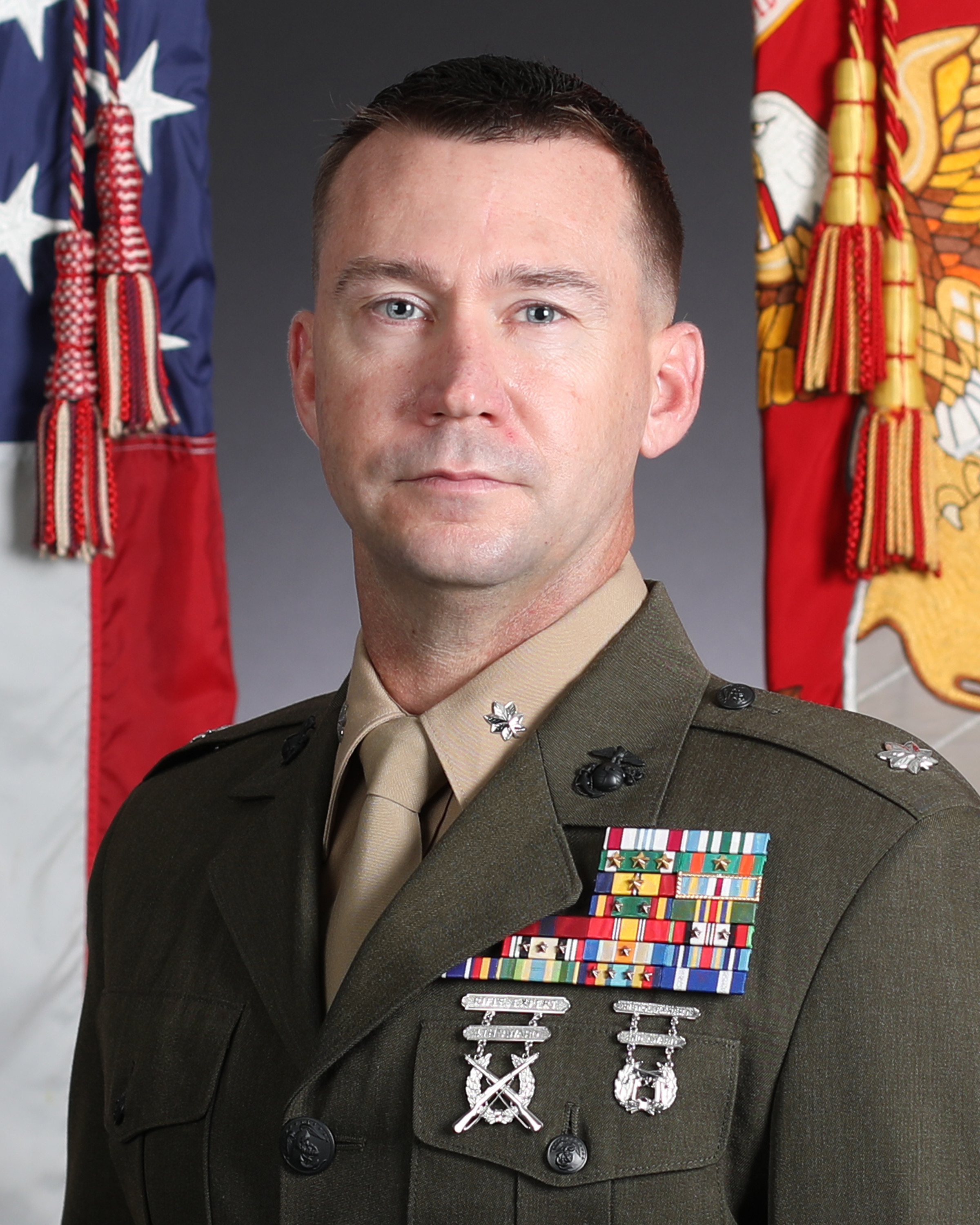 Lieutenant Colonel Jason E. Gwinn > II Marine Expeditionary Force > Leaders