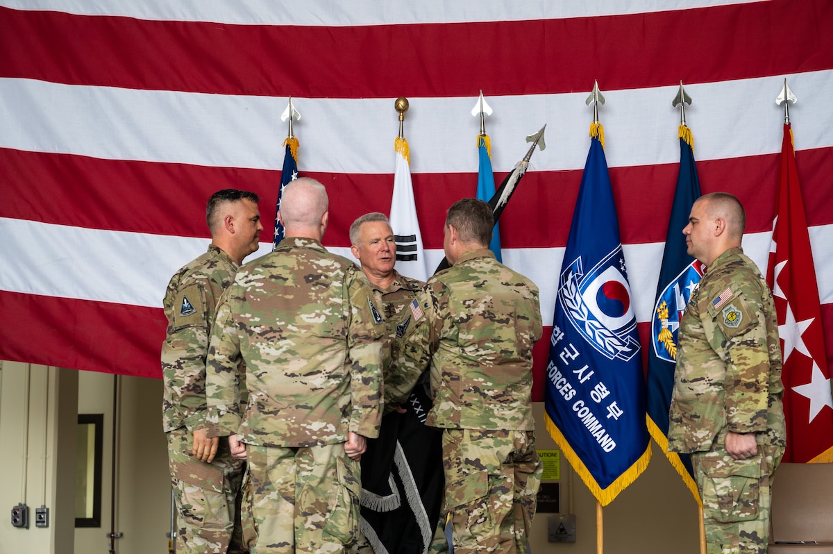 U.S. Space Forces Korea holds first change of command ceremony ...