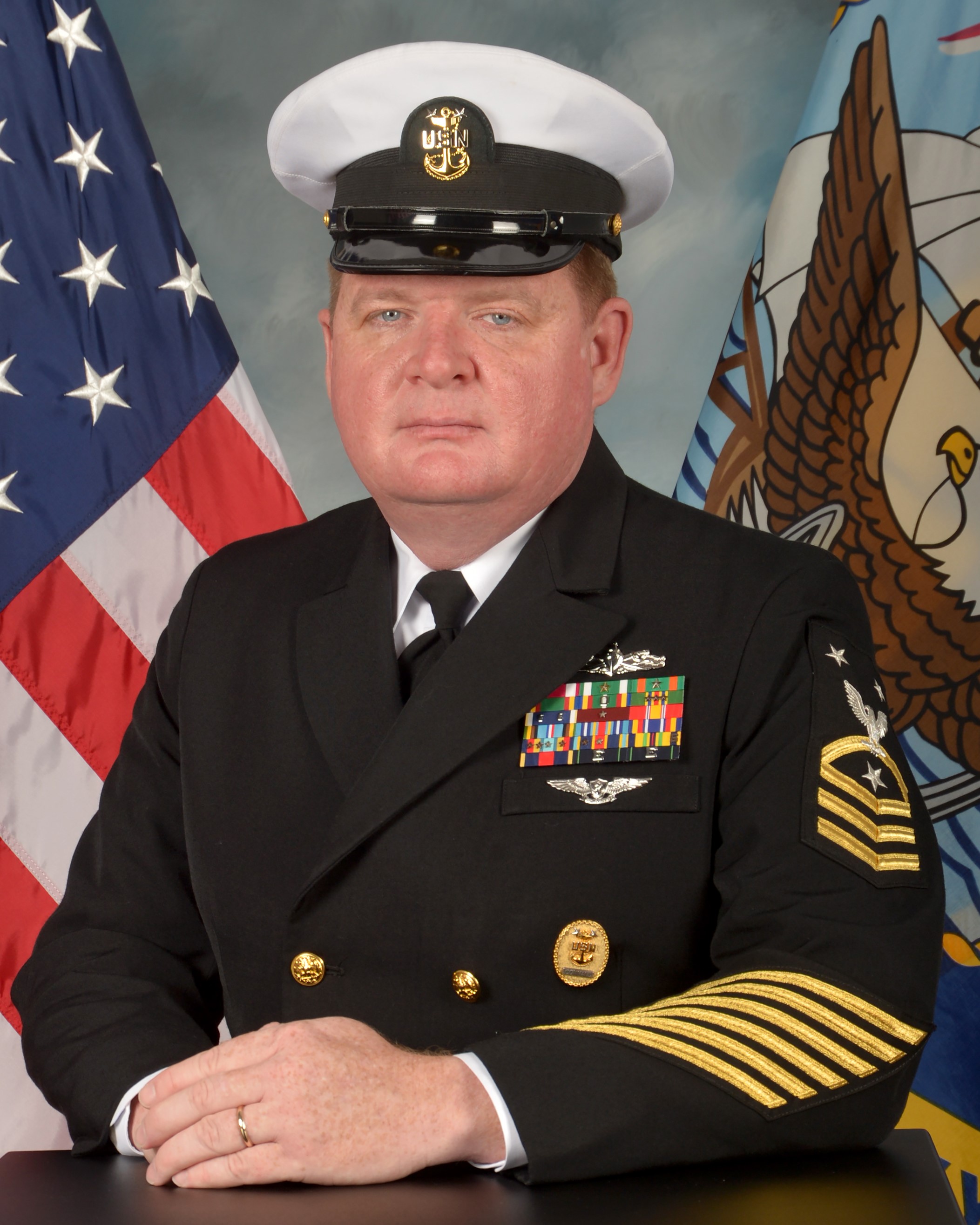 CMDCM Stephen J. Bronder, Command Master Chief, Naval Information ...