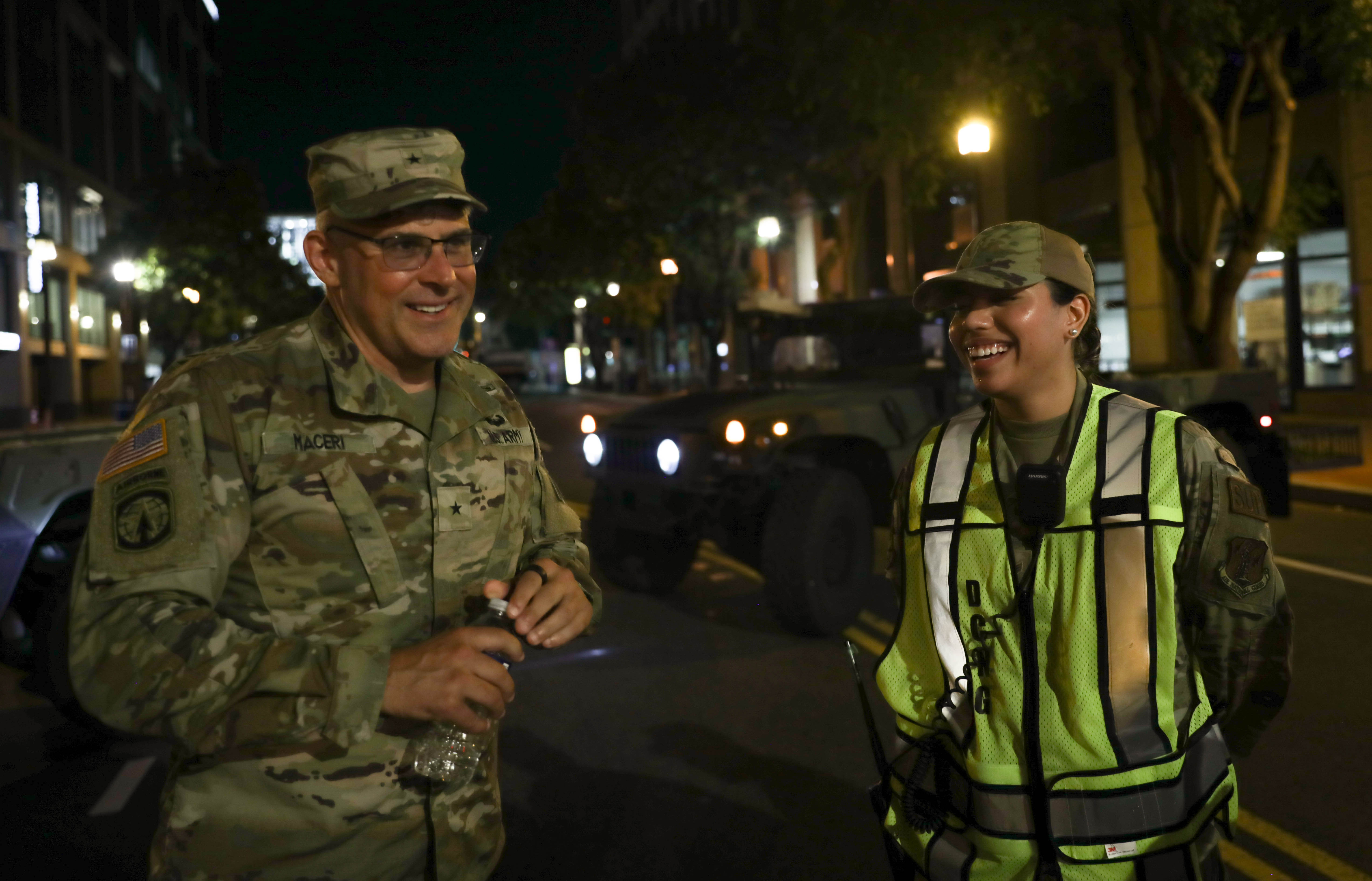 National Guard supports traffic control during NATO 75th Anniversary Summit