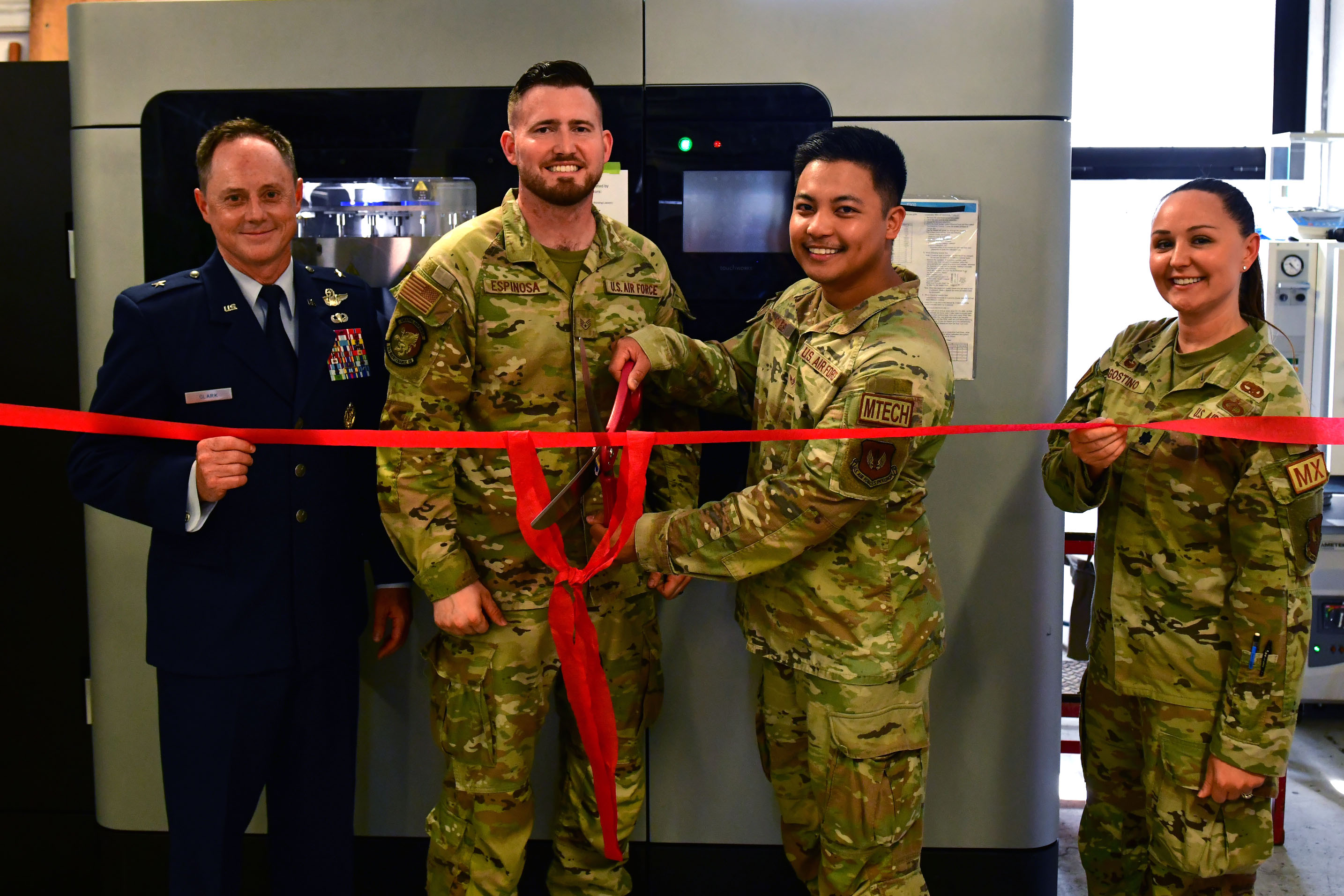 31st MXS metals shop new 3D printing capability will save man hours ...