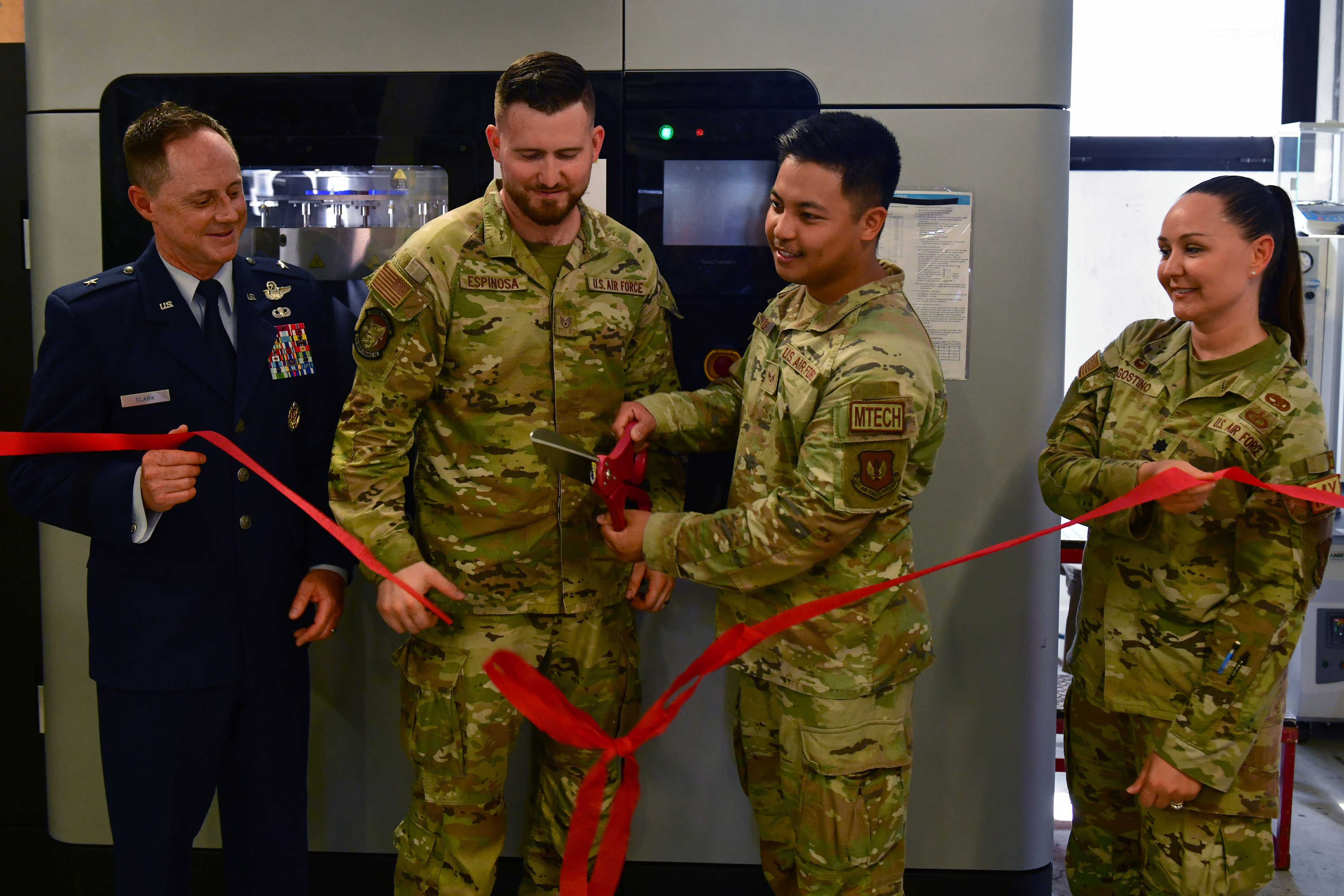 31st MXS metals shop new 3D printing capability will save man hours ...