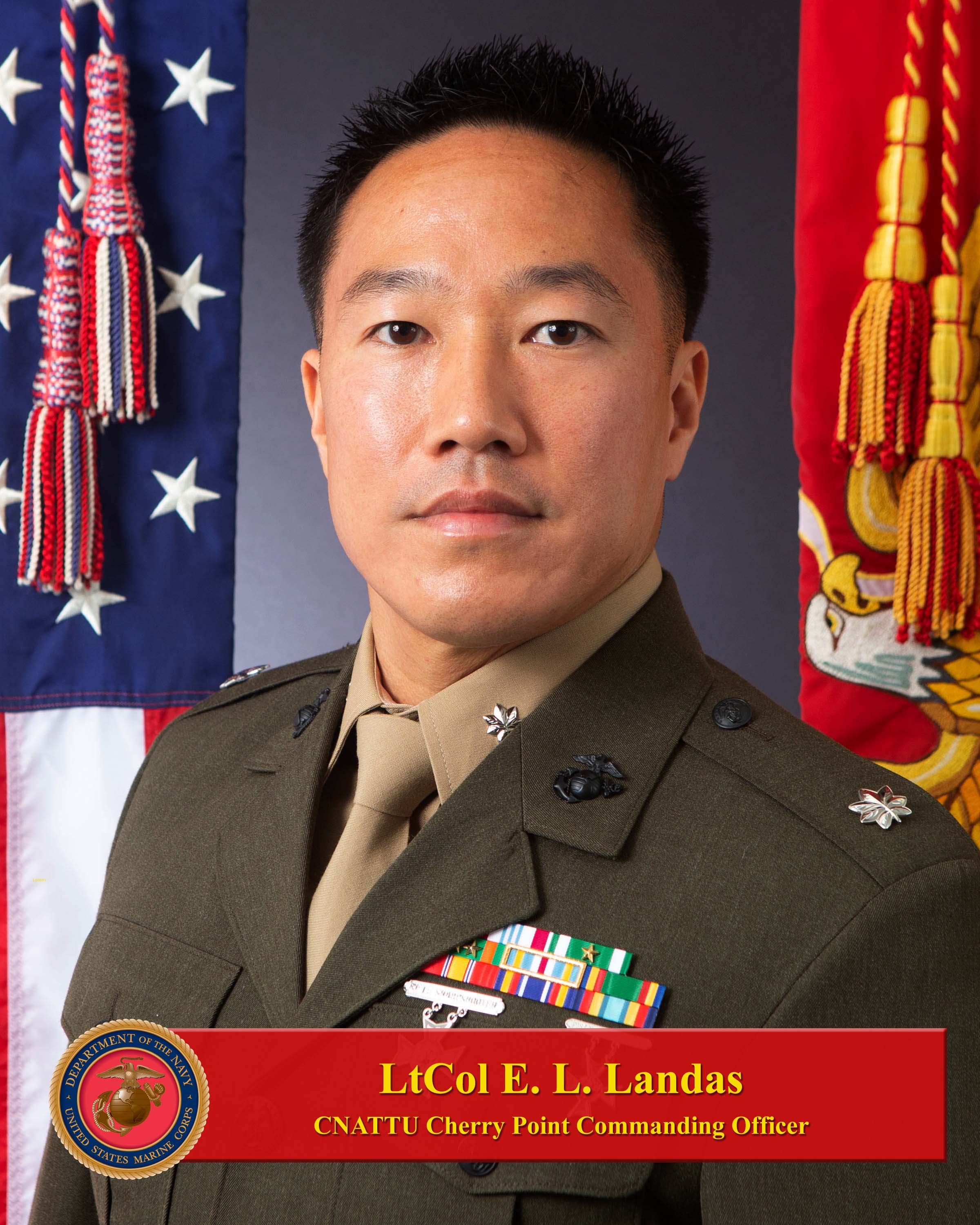 Lieutenant Colonel Enrico L. Landas > Marine Corps Air Station Cherry Point > Command Biographies
