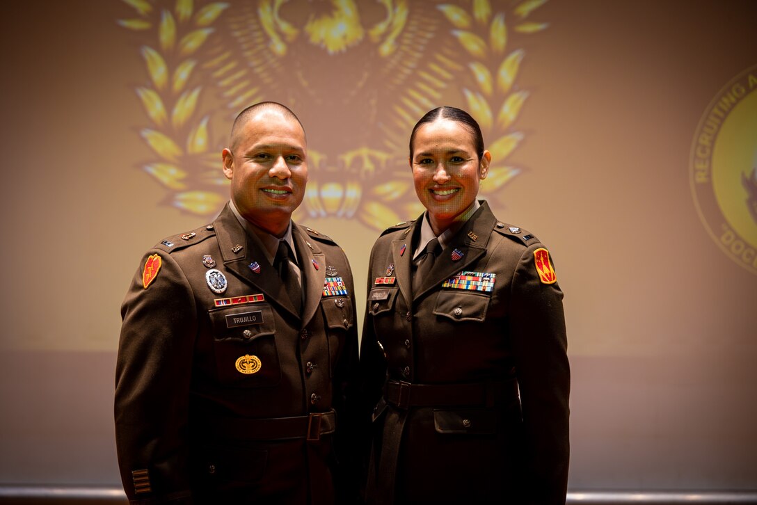 Chief Warrant Officers 2 Juana and Josue Trujillo