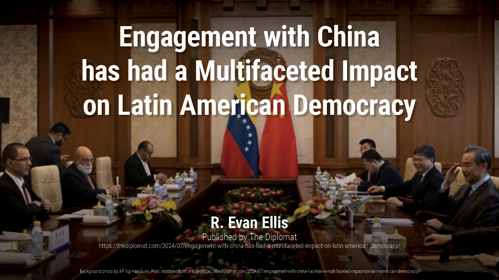 Engagement with China has had a Multifaceted Impact on Latin American ...